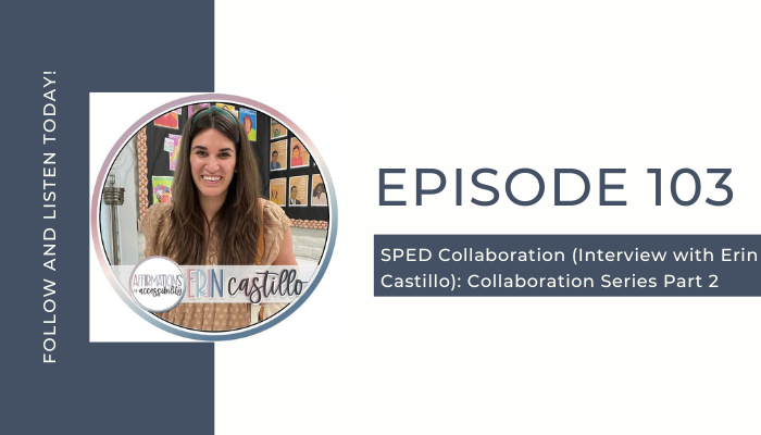 SPED Collaboration (Interview with Erin Castillo) — Brave New Teaching