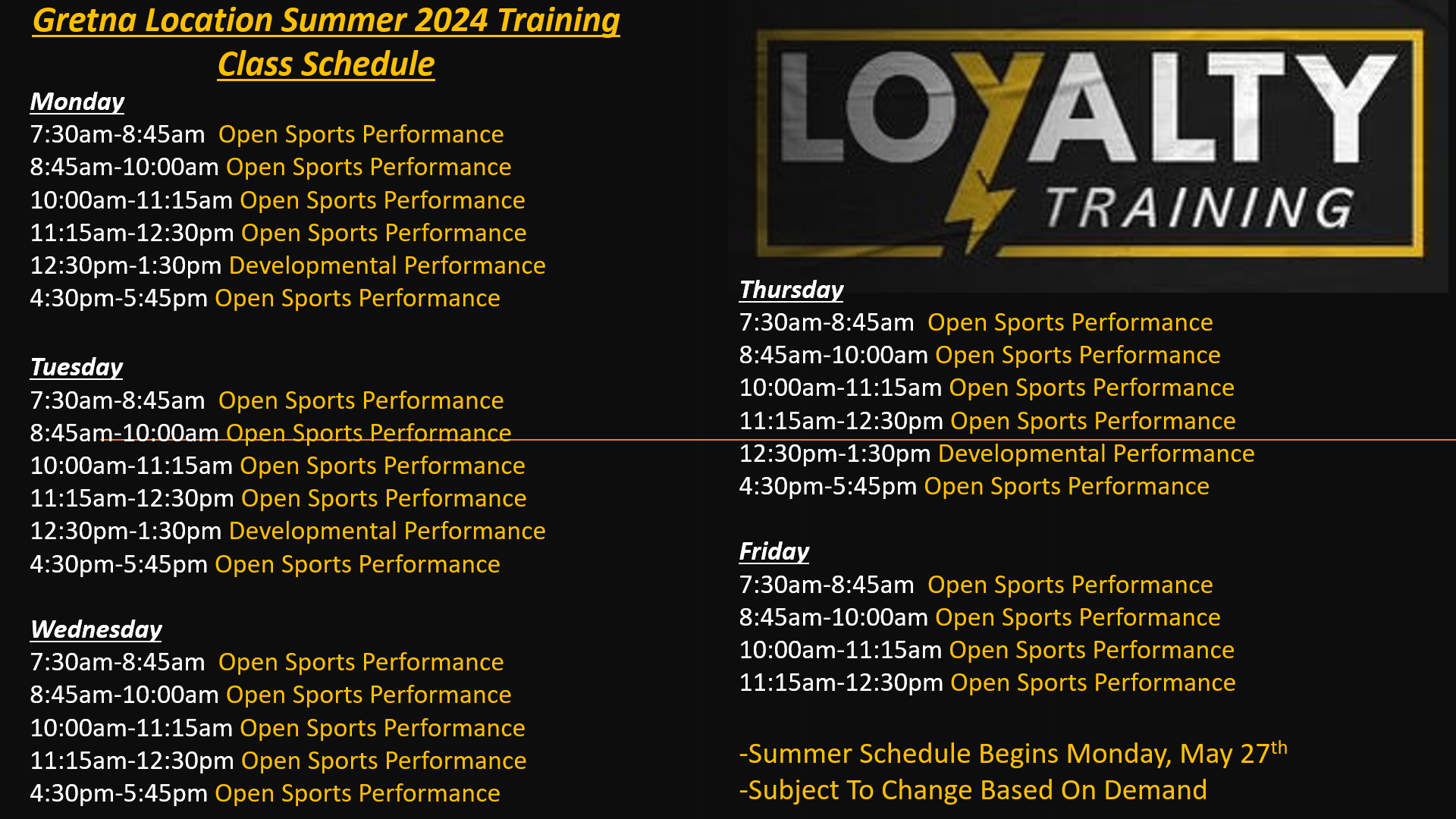 Newsletter — Loyalty Training