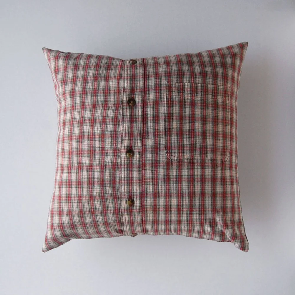 Memory Pillow made from Neckties — Memorable Handmade Gifts