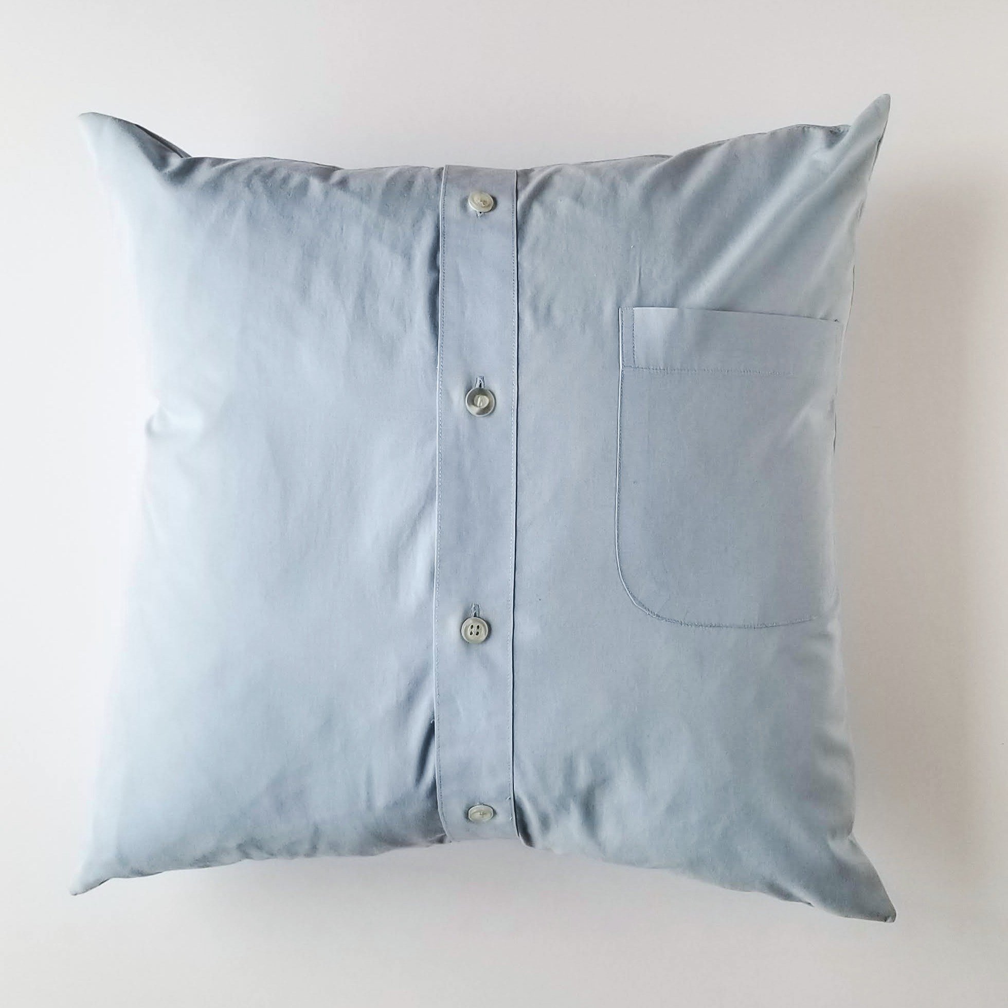 Memory Pillow made from Neckties — Memorable Handmade Gifts