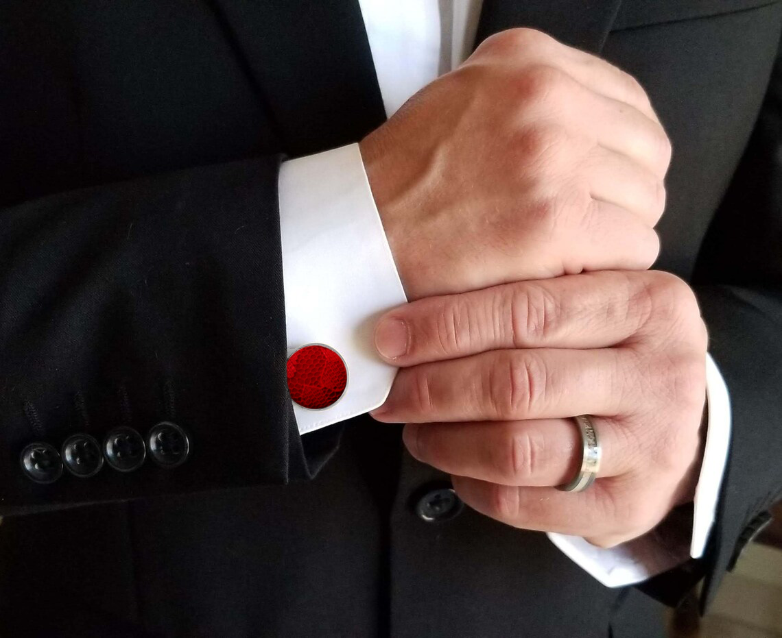 Linen Cufflinks — Memorable Handmade Gifts