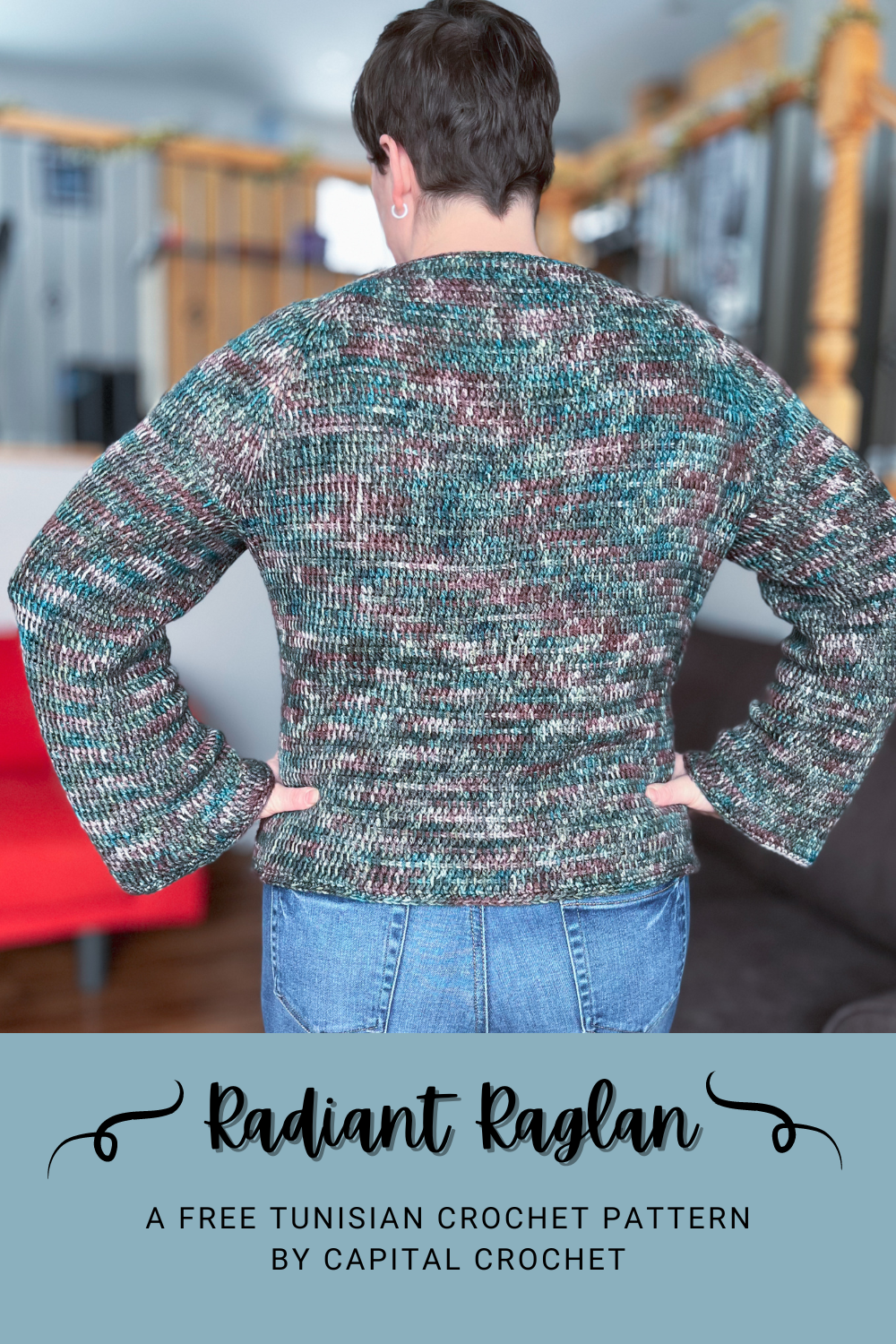 Radiant Raglan Tunisian Crochet Pullover Pattern — Capital Crochet