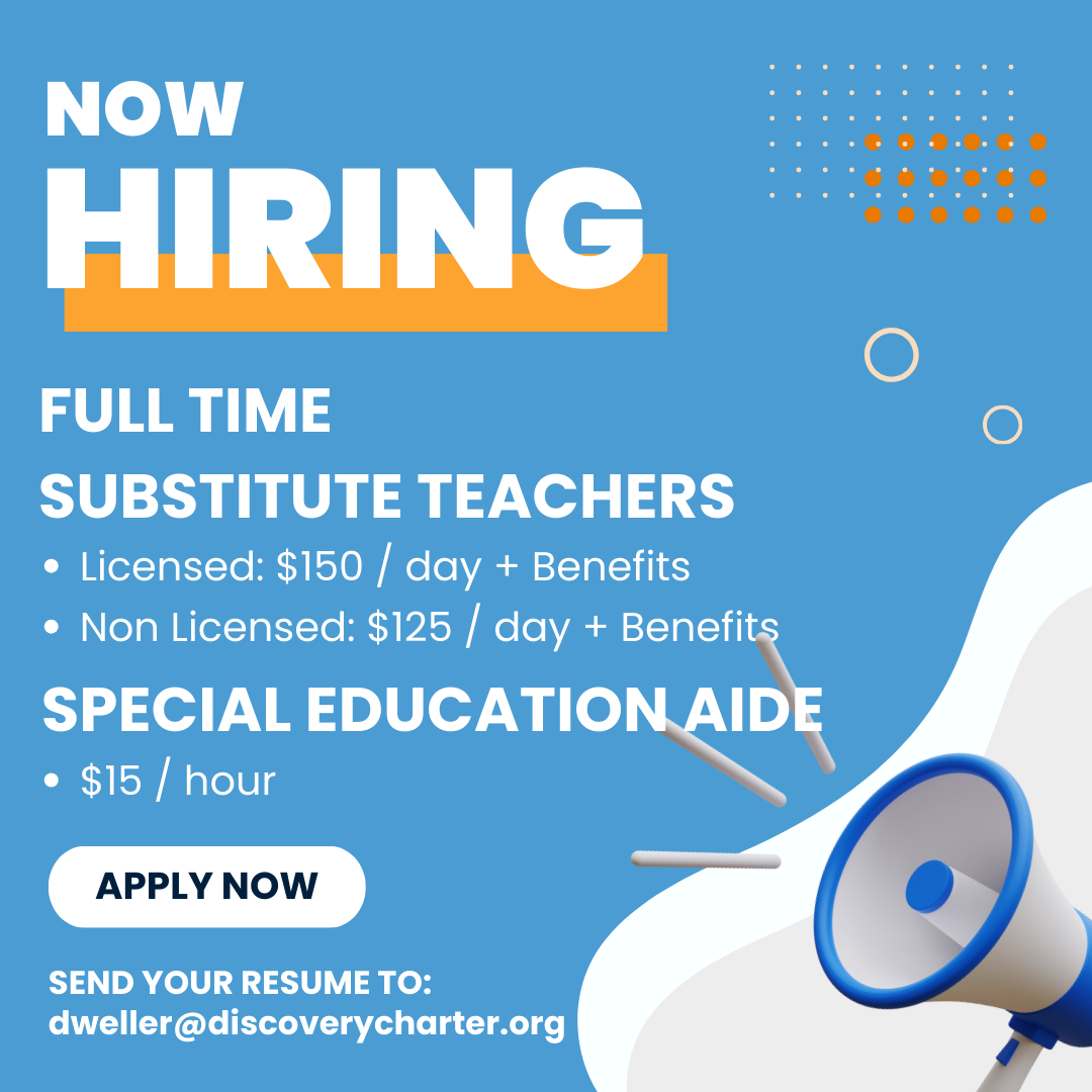 Employment Opportunities — Discovery Charter School
