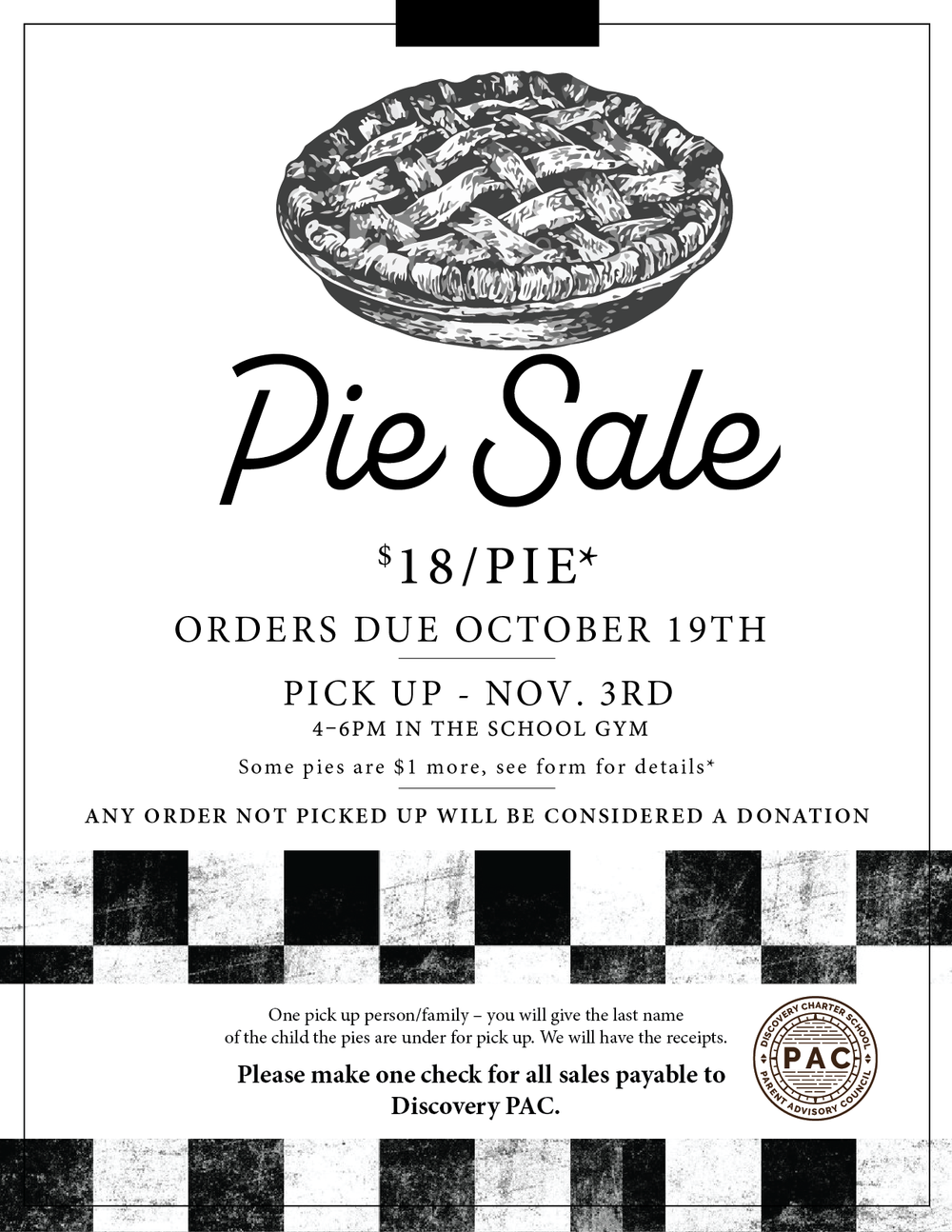 Pie Sale — Discovery Charter School