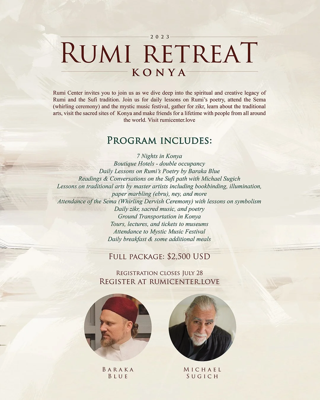 Turkey Retreat — Rumi Center for Spirituality and the Arts