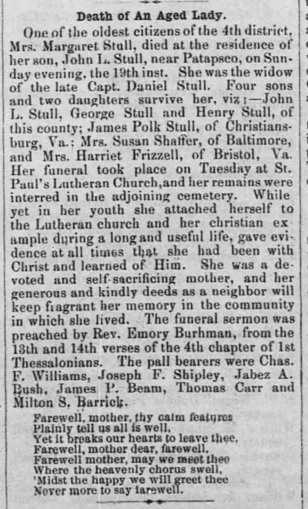 James Polk Stull (1845-1911) — Immigrant Secrets