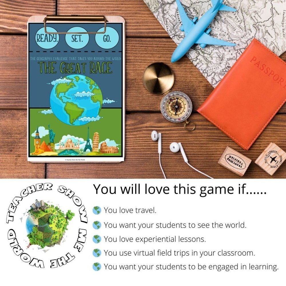 Latitude Longitude Activities Virtual Field Trip Around The World ...
