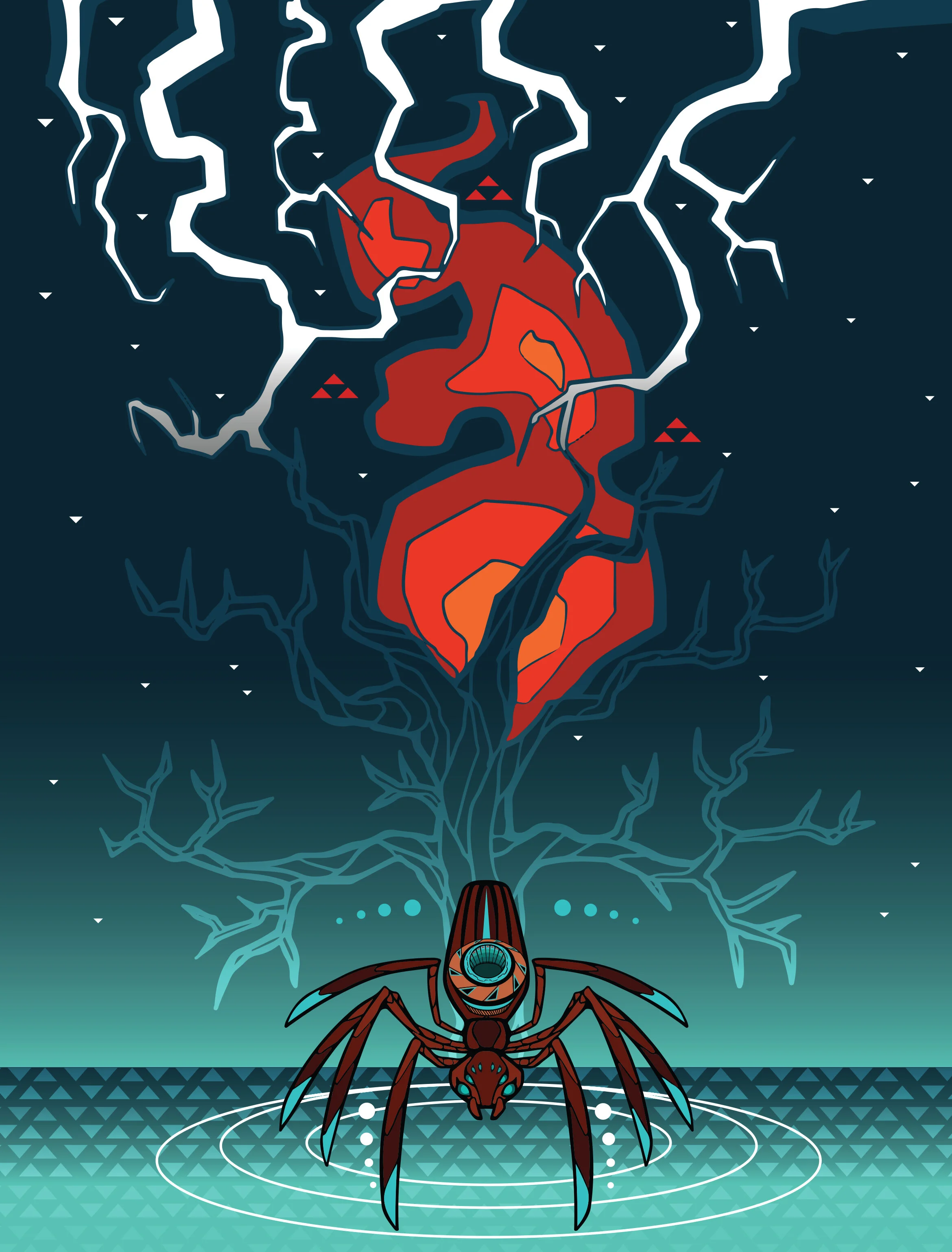 Water Spider Brings Fire to the World — NDN INDIAN