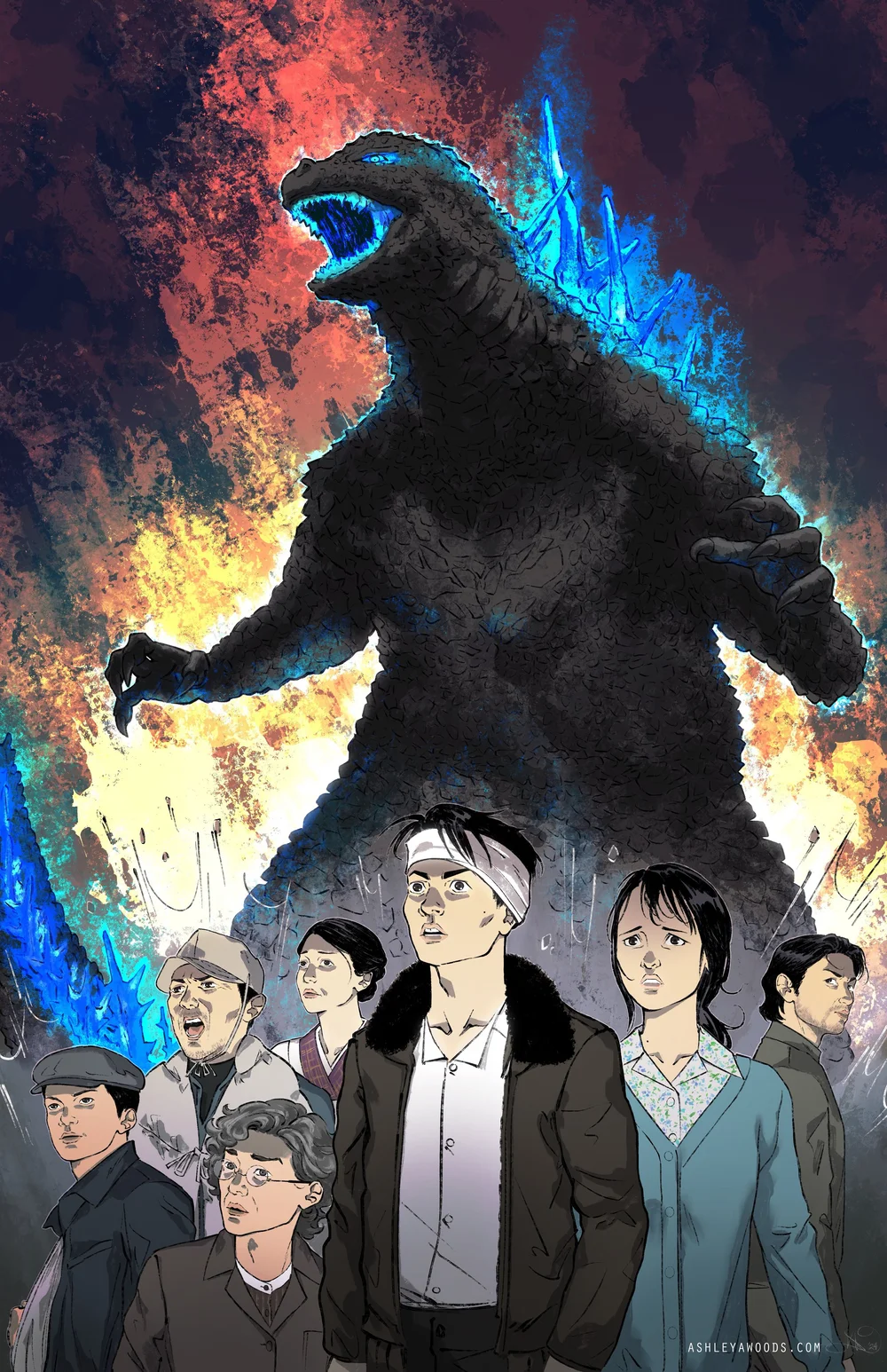 Godzilla Minus One/Minus Color — The Art of Ashley A. Woods