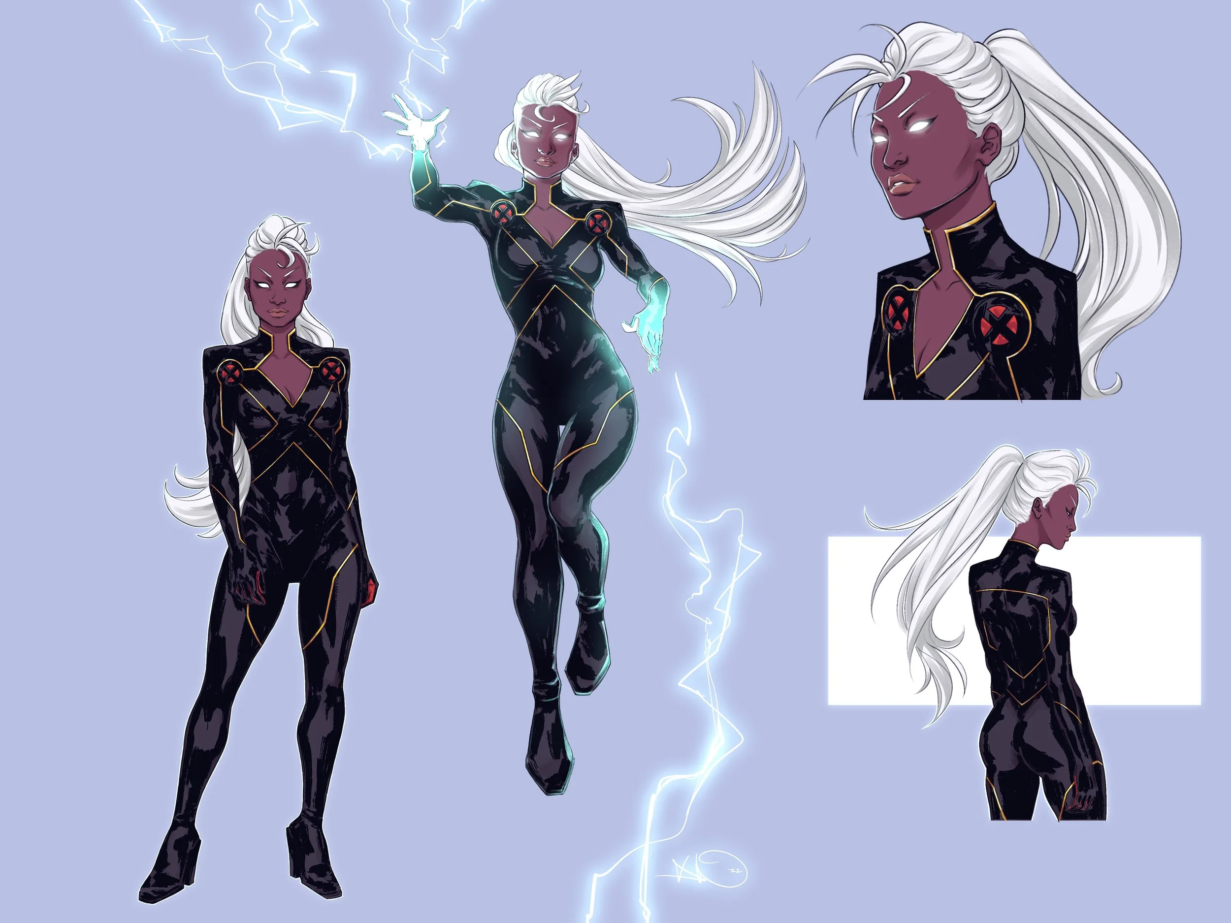 Storm Design Sheets — The Art of Ashley A. Woods