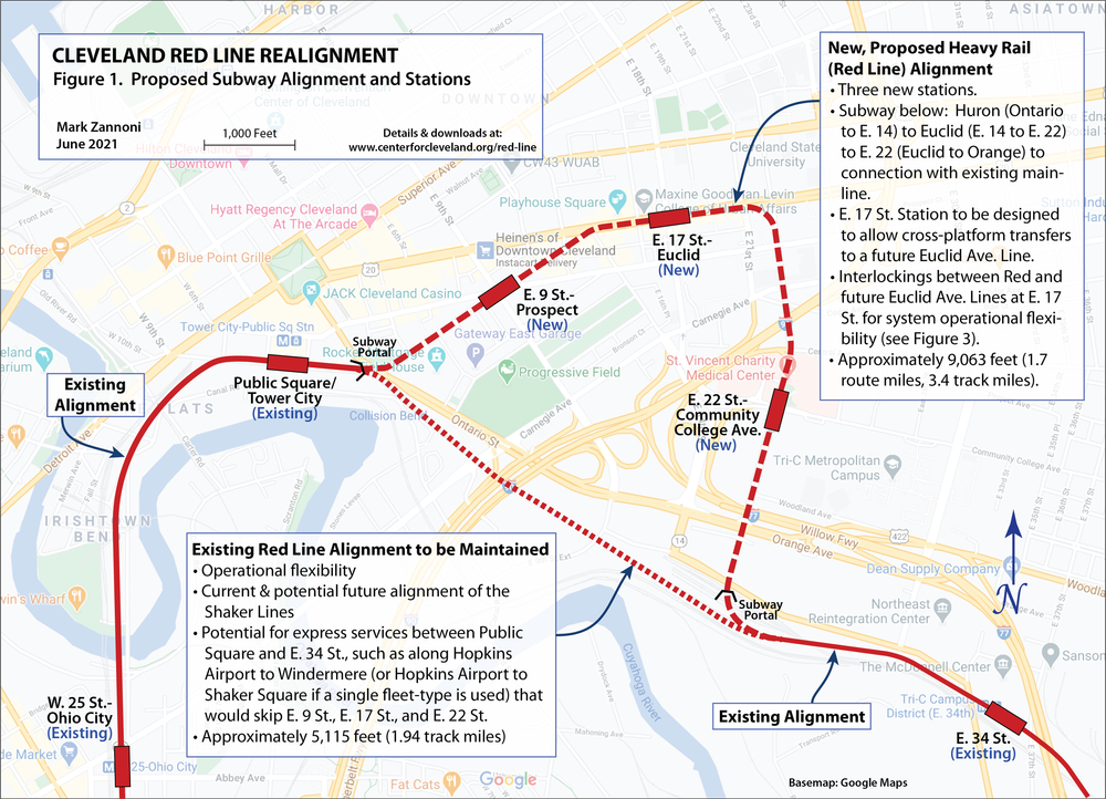 Red Line Realignment: A New Subway Plan for Downtown Cleveland — The ...