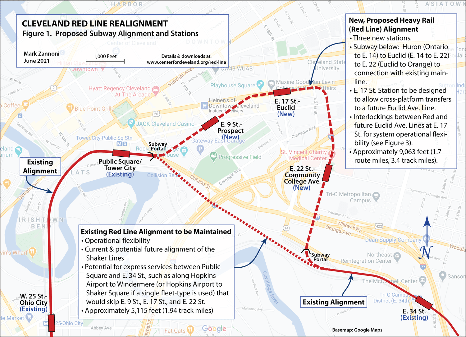 Red Line Realignment: A New Subway Plan for Downtown Cleveland — The ...