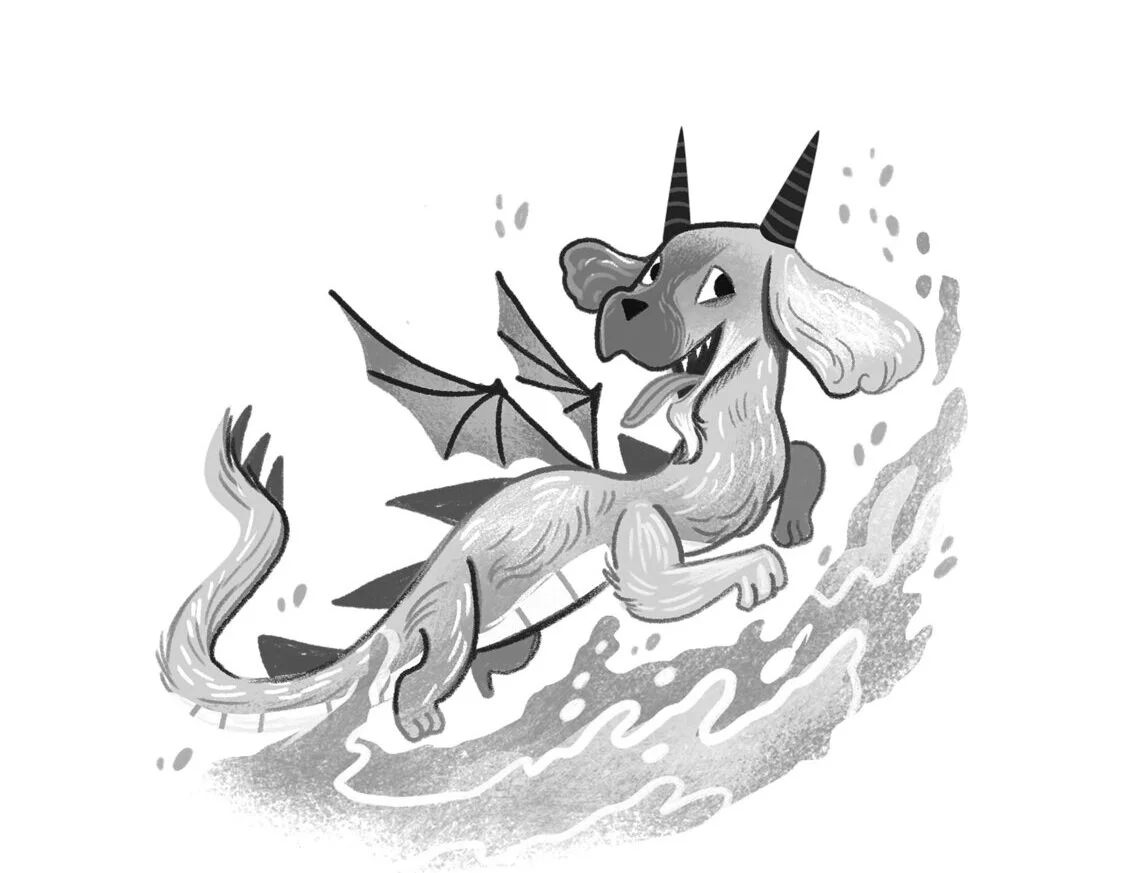 The Dragon in the Library (Book 1) — Louie Stowell