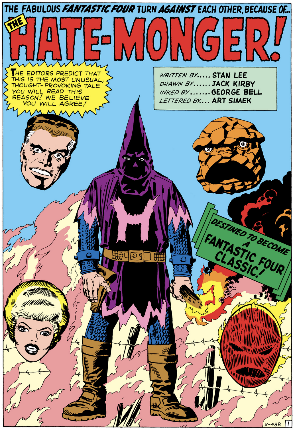 FANTASTIC FOUR FRIDAY #21: First Appearance of Hate-Monger... — WITS ...