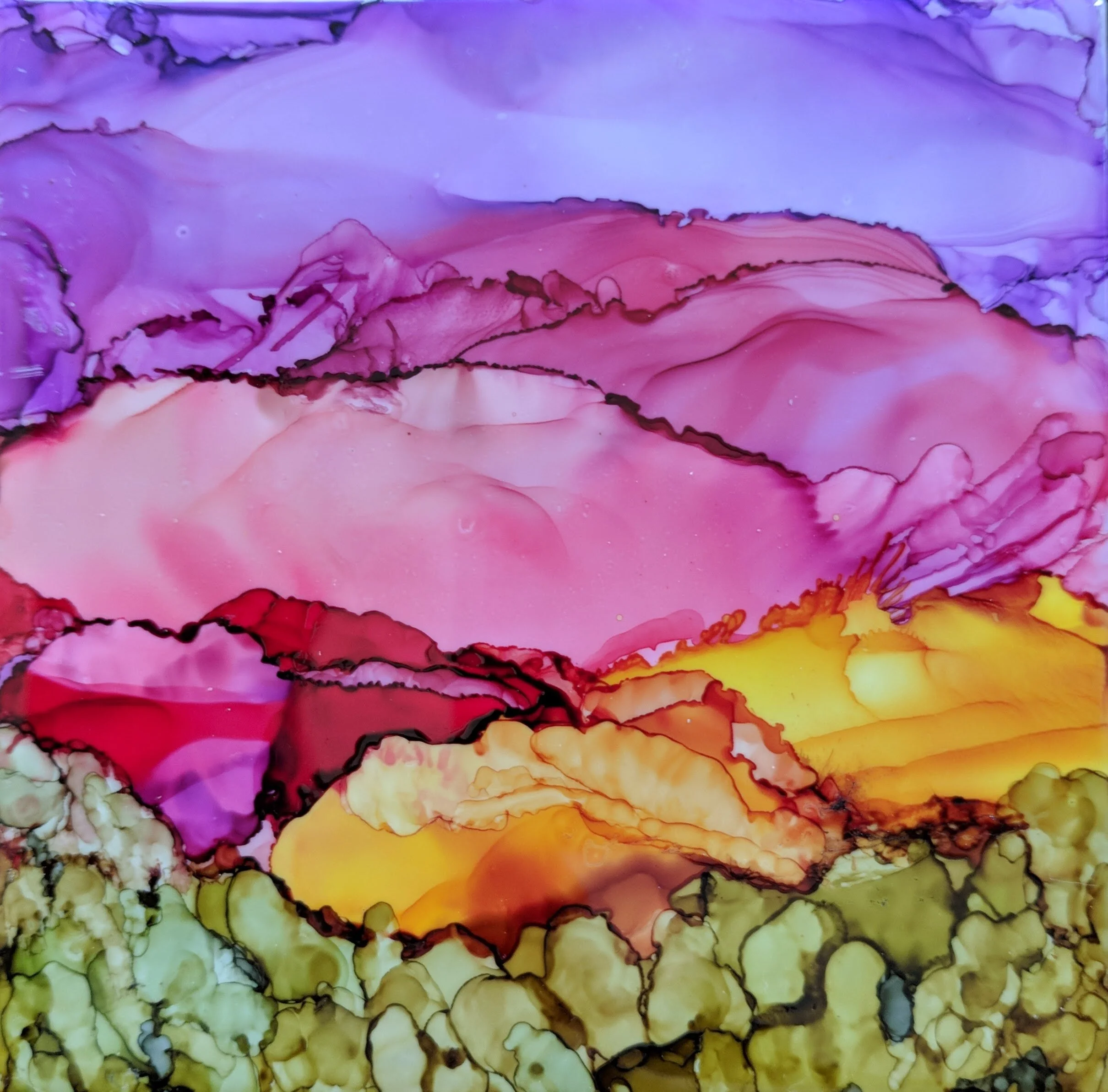 Alcohol Ink Gallery — Art Party Express