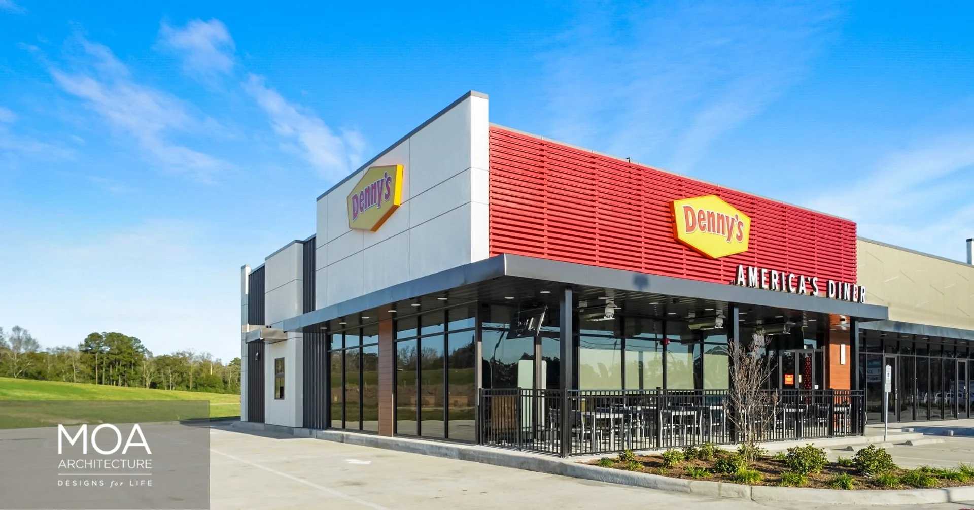 Dennys In Texas Celebrates Grand Opening — Moa Architecture Inc