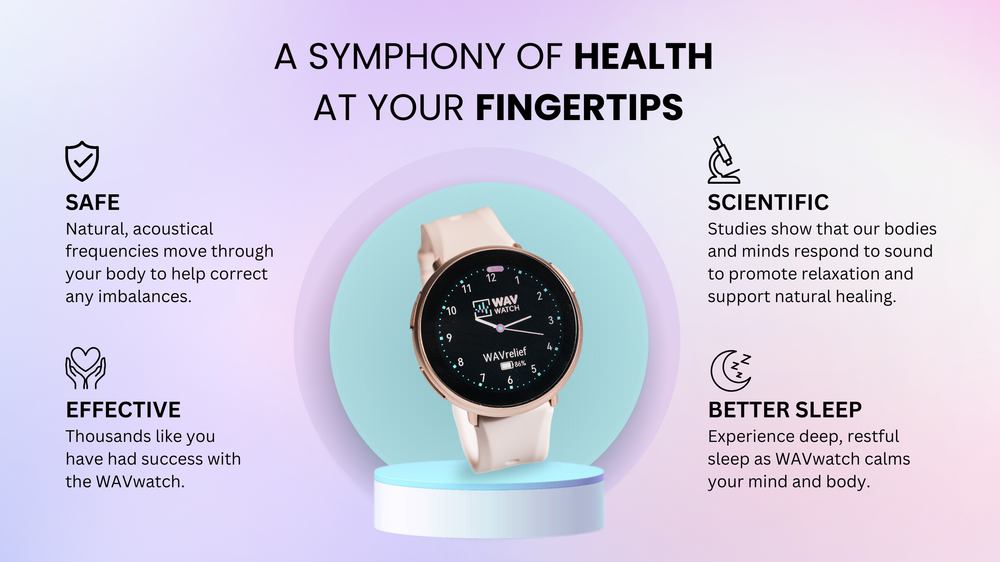 WAVwatch Sound Wave Therapy Device for Enhanced Self-Care
