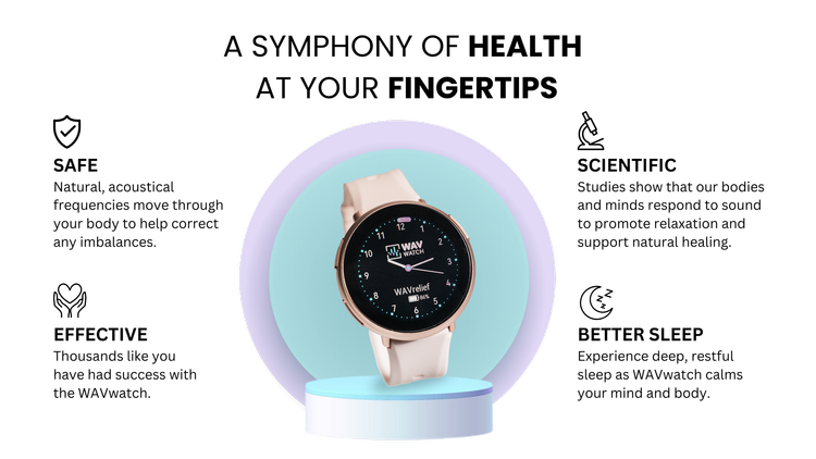 WAVwatch Sound Wave Therapy Device for Enhanced Self-Care