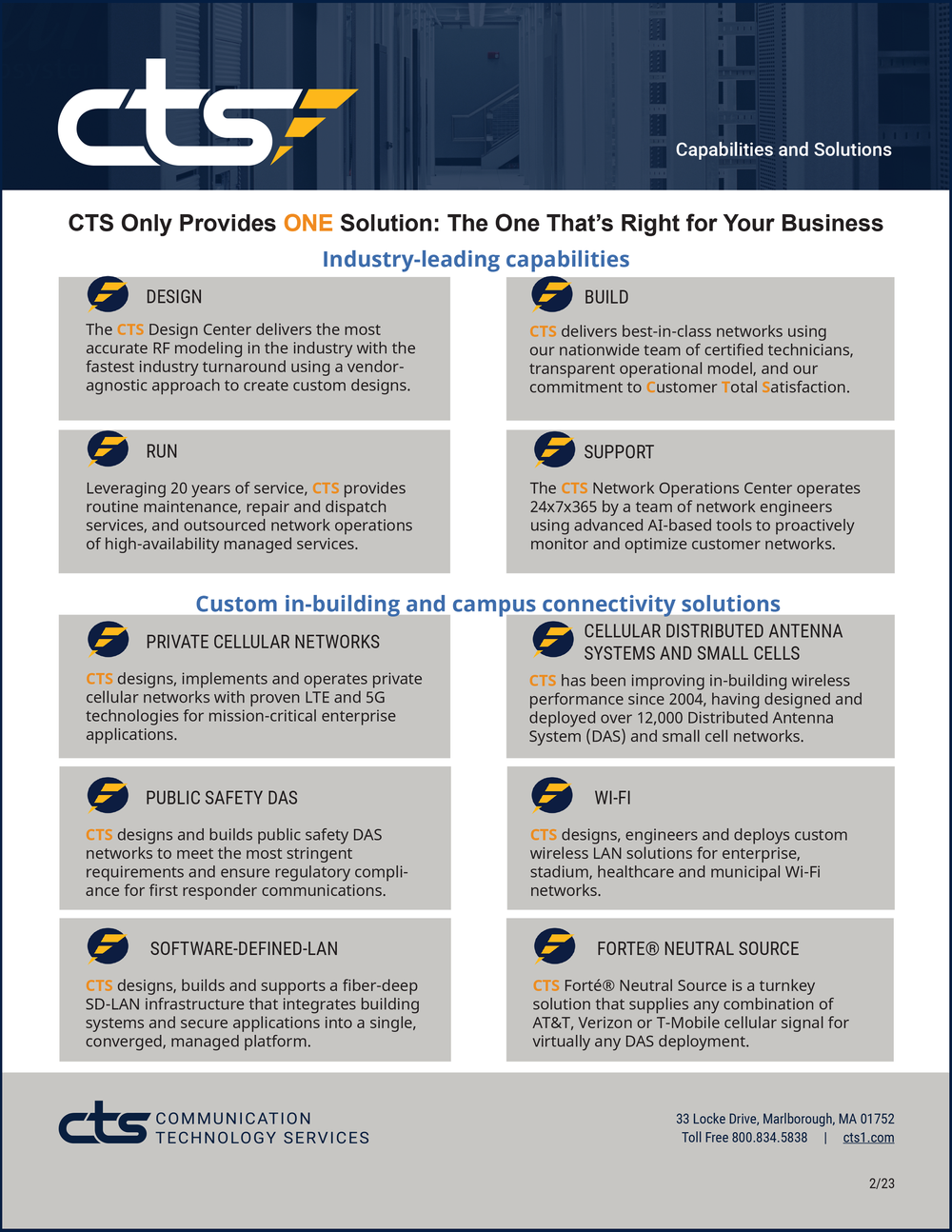 Collateral — Communication Technology Services