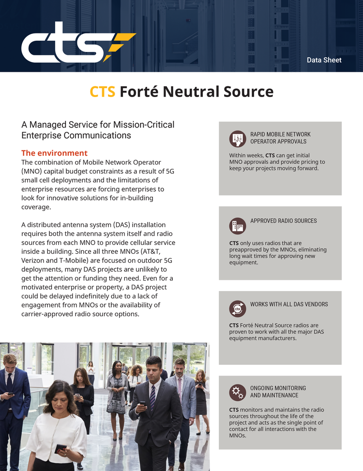 Collateral — Communication Technology Services