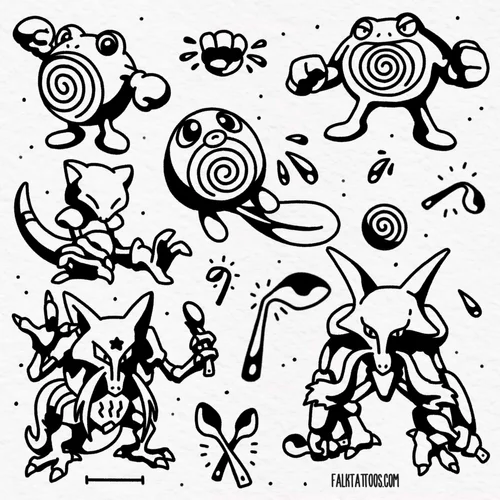 Pokemon Tribal Tattoos Typhlosion