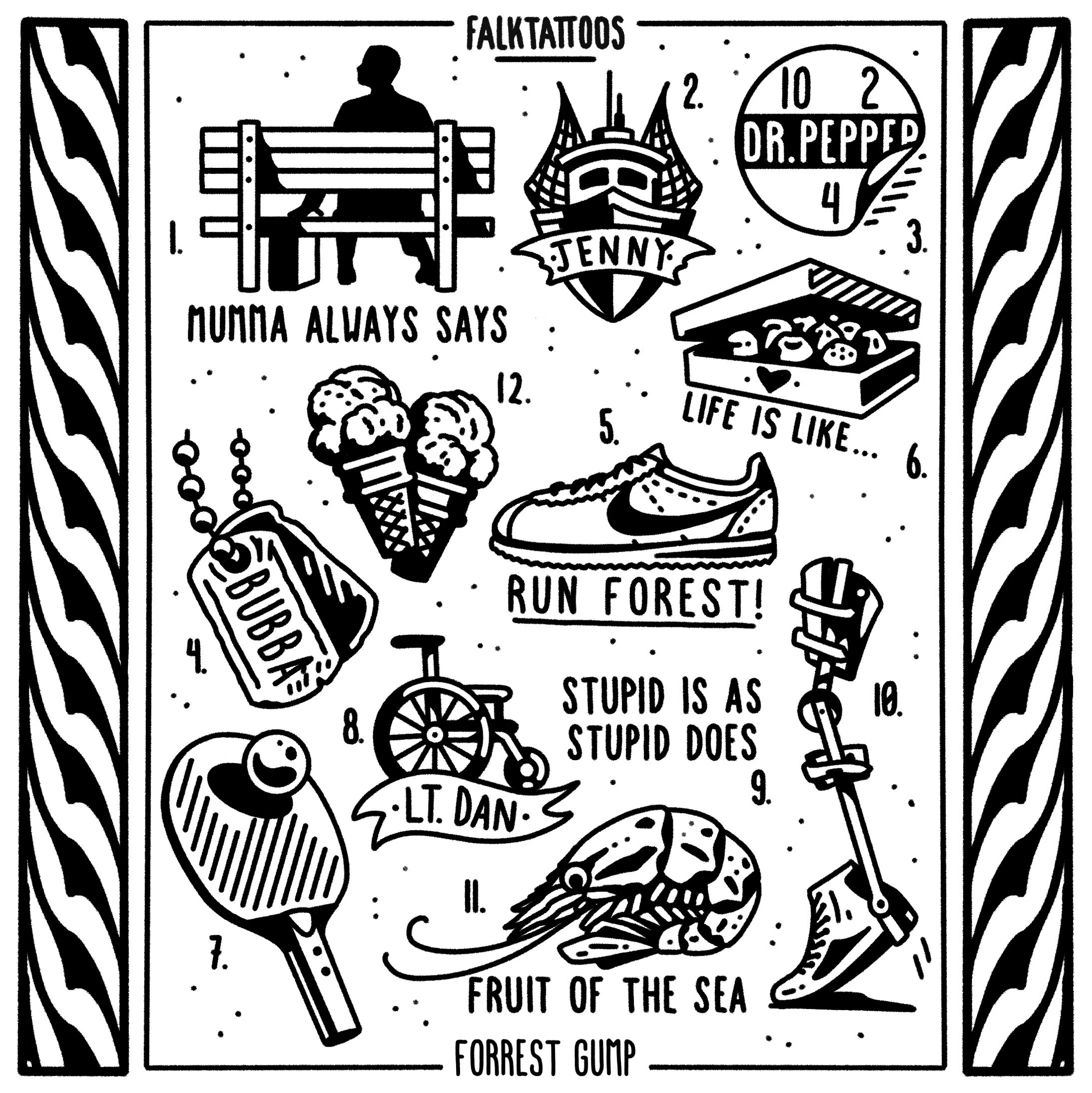 Forrest Gump Tattoo