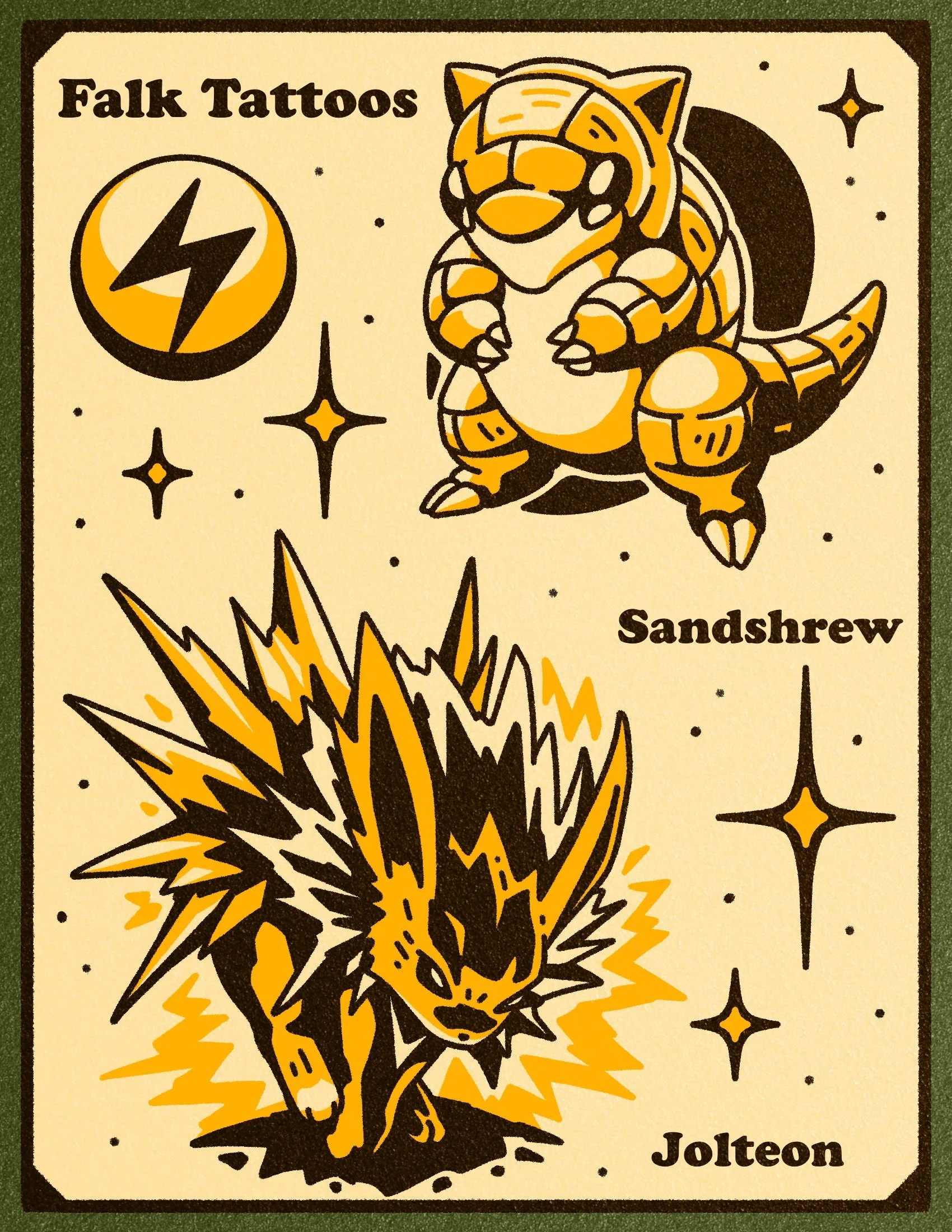 Pokemon 1 — Falk Tattoos - Flash and Custom Tattoos