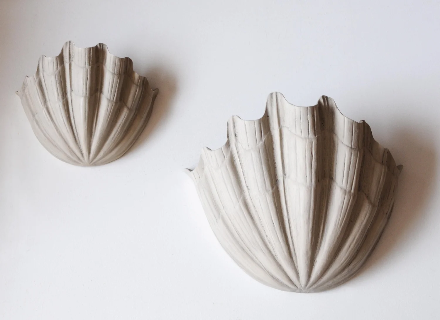 ROSE UNIACKE | Plaster Shell Uplighter — BROOKS THOMAS