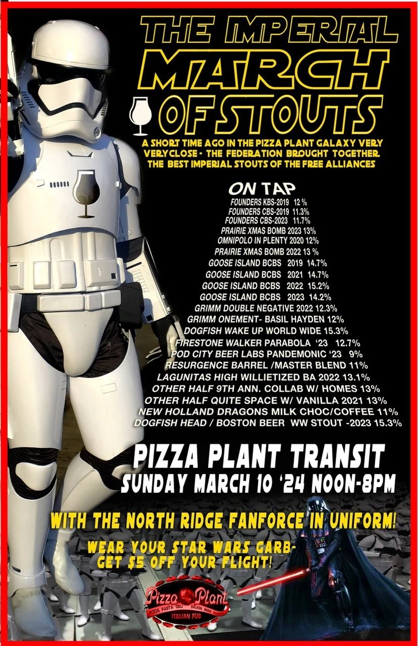 Williamsville Menu — Pizza Plant Italian Pub