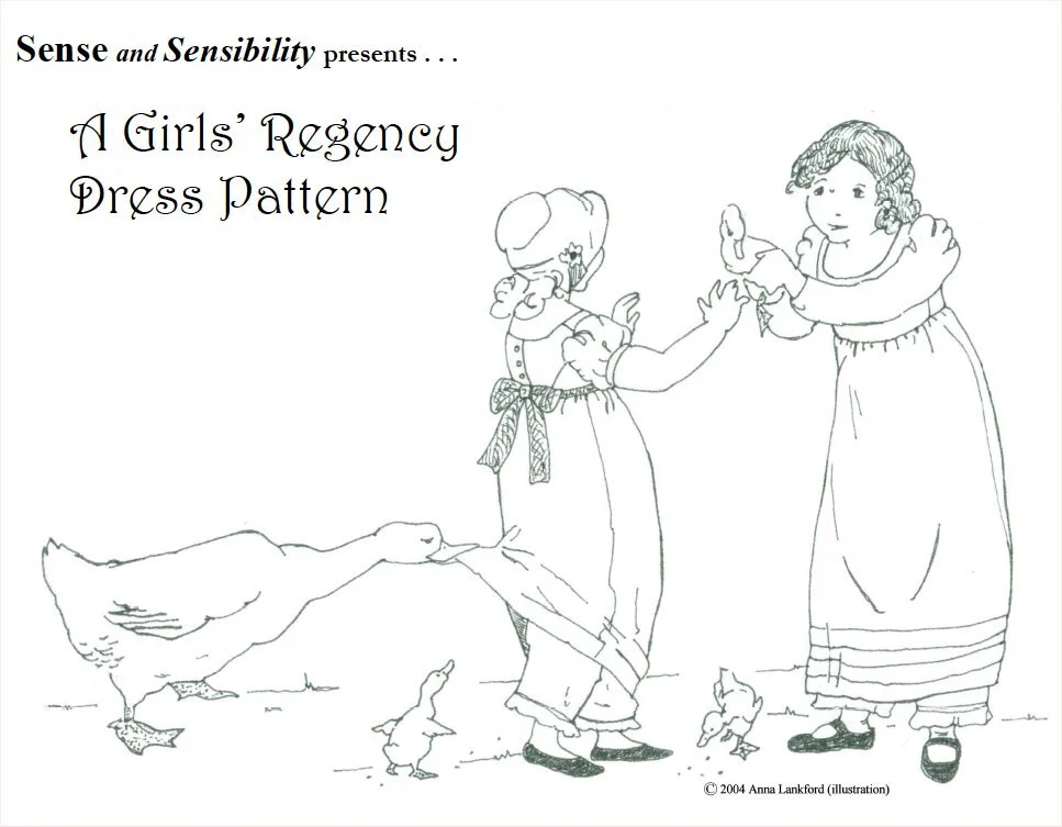 Regency Gown Pattern Neckline Supplement — Sense & Sensibility Patterns