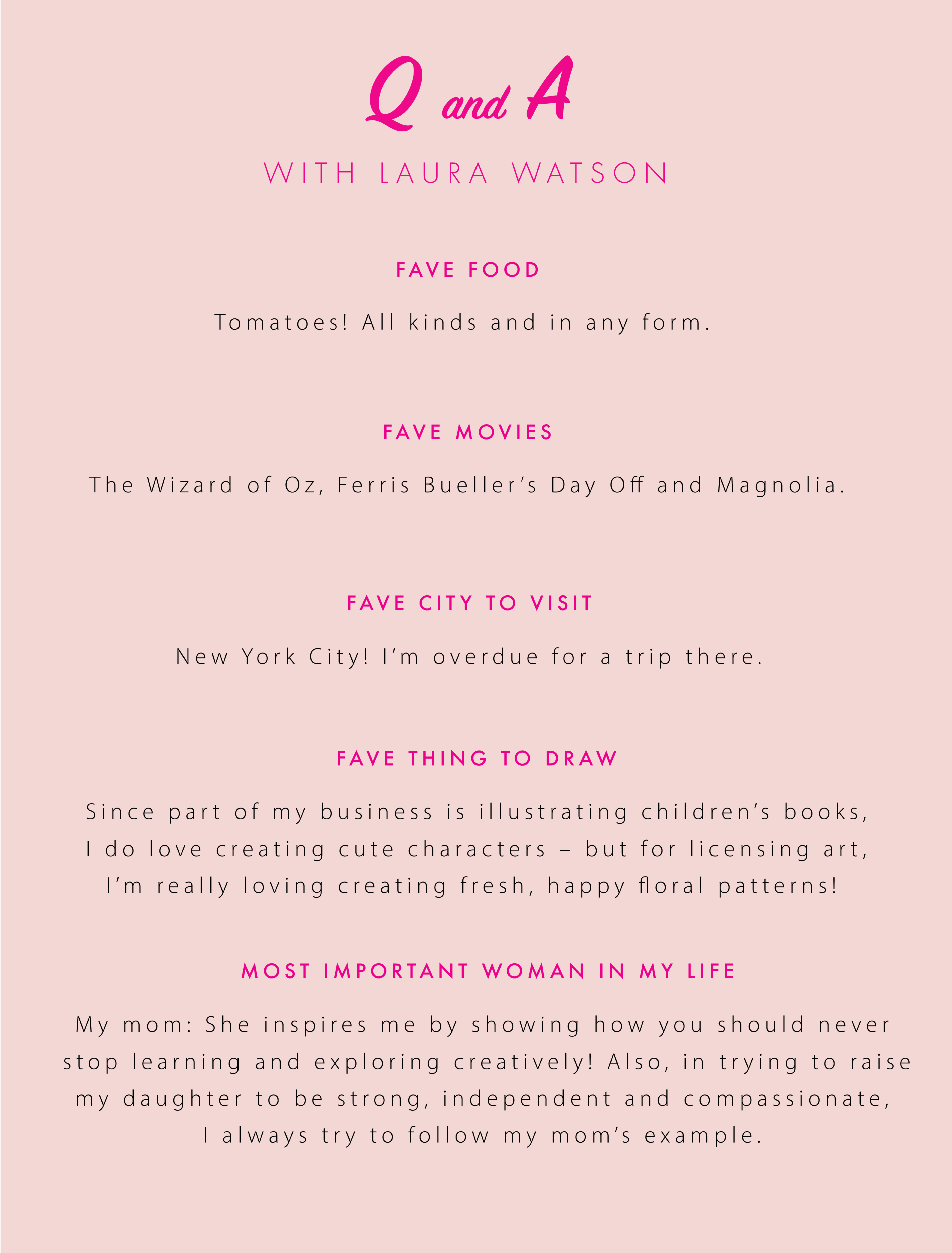 Laura Watson — Pink Light Studio