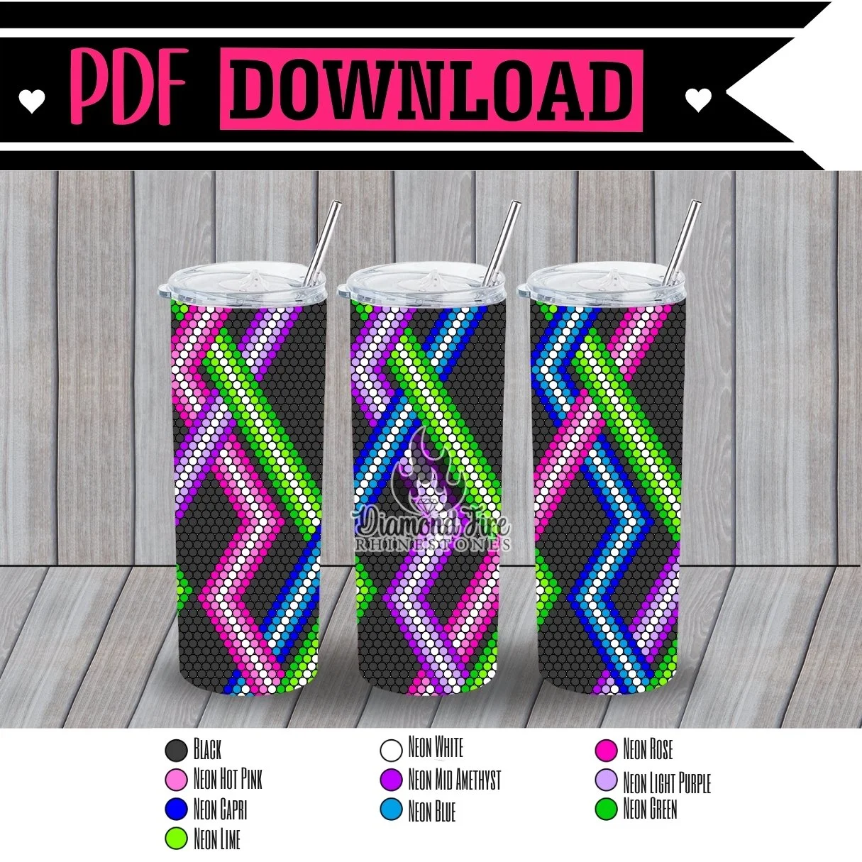 Download files SVGs — Diamond Fire Rhinestones