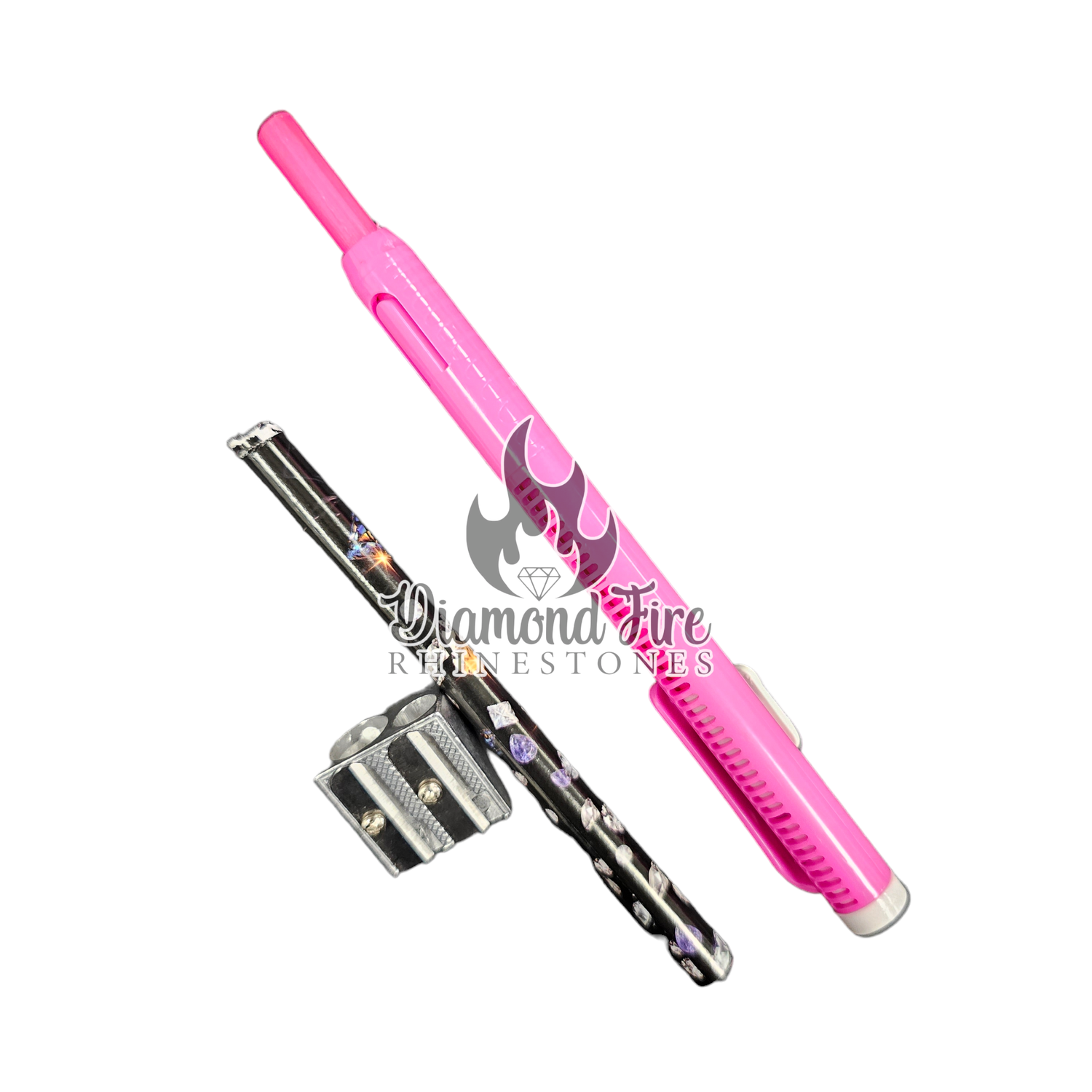 Wax Rhinestone Picker Pencils and Sharpener — Diamond Fire Rhinestones