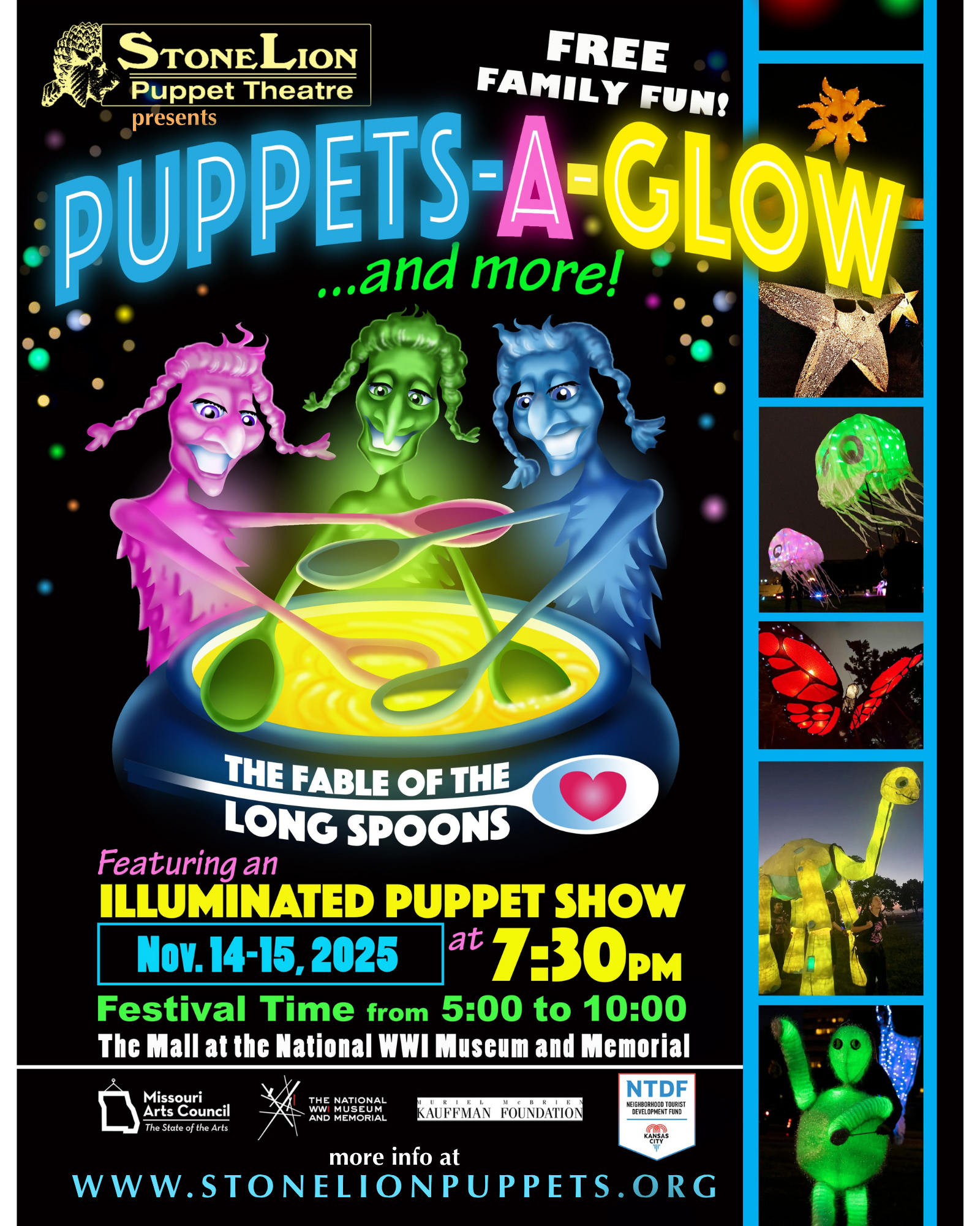 Puppets A Glow-Go Kansas City — StoneLion Puppet Theatre - Art for the ...