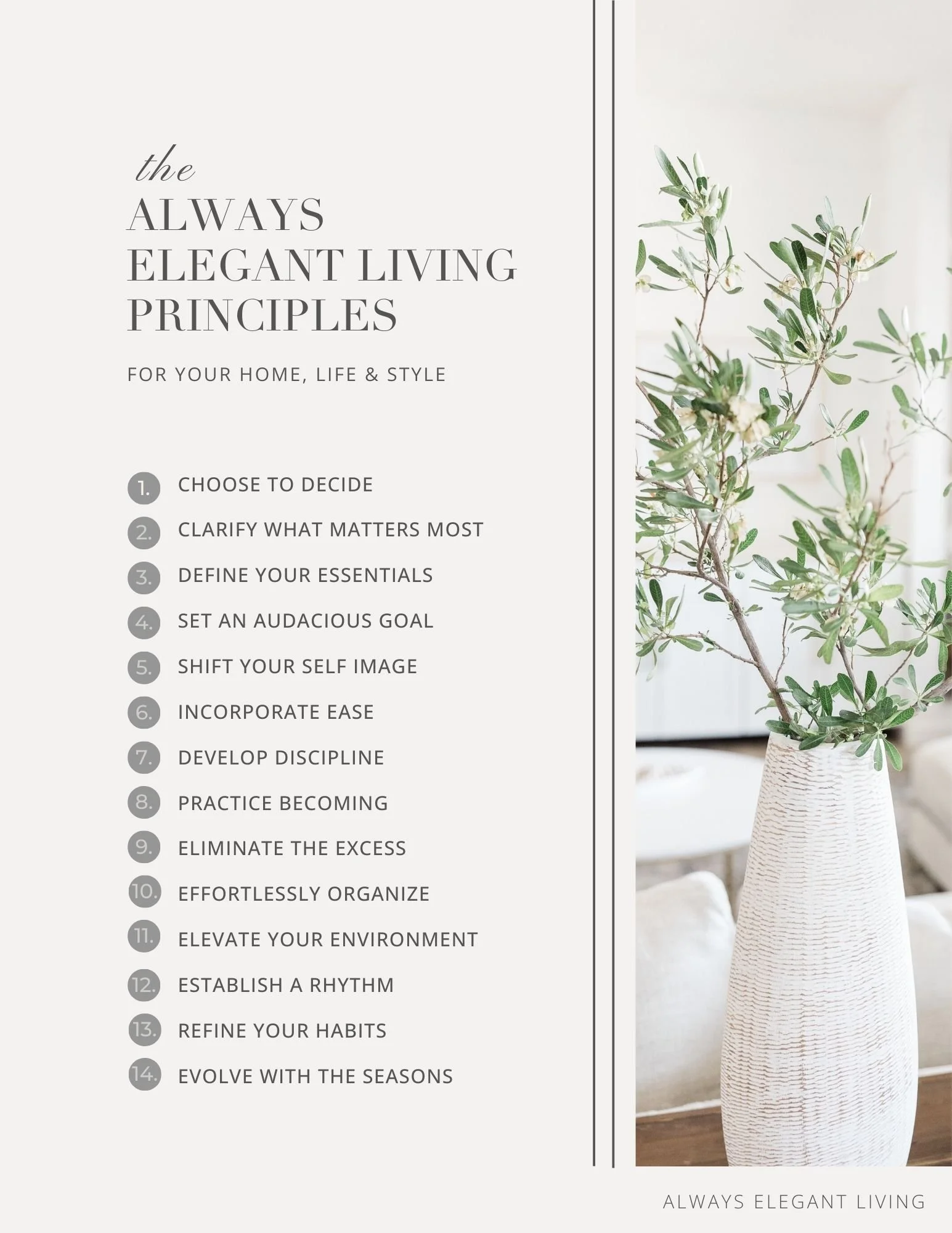 How To Actually Create an Elegant Home — Always Elegant Living