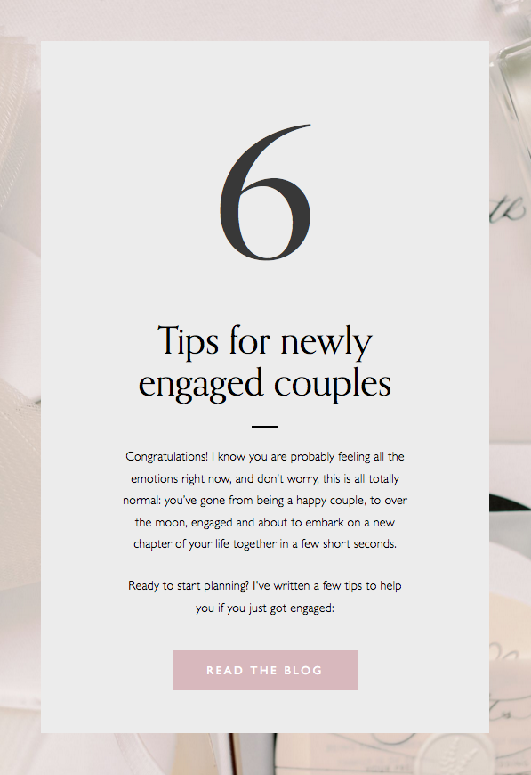 What to do now you've just got engaged — Ink & Paper