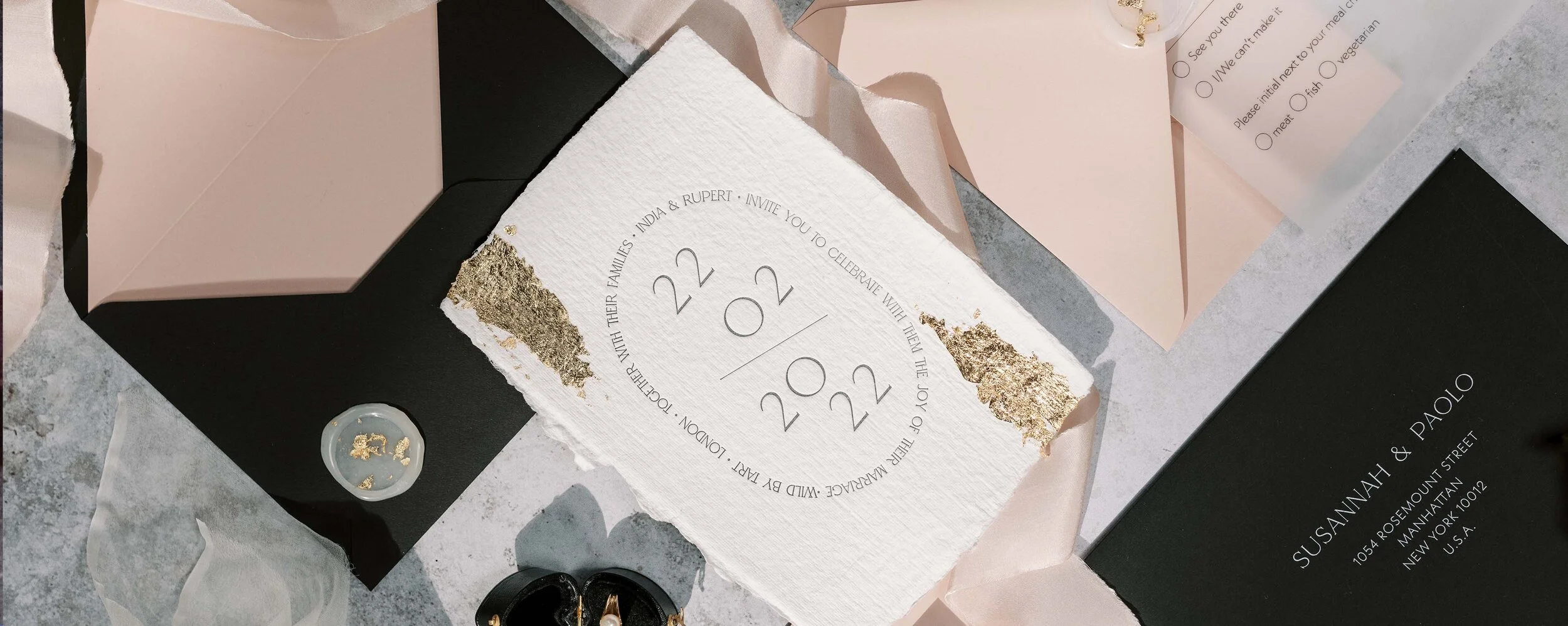 Luxury Letterpress Wedding Stationery London | Ink & Paper