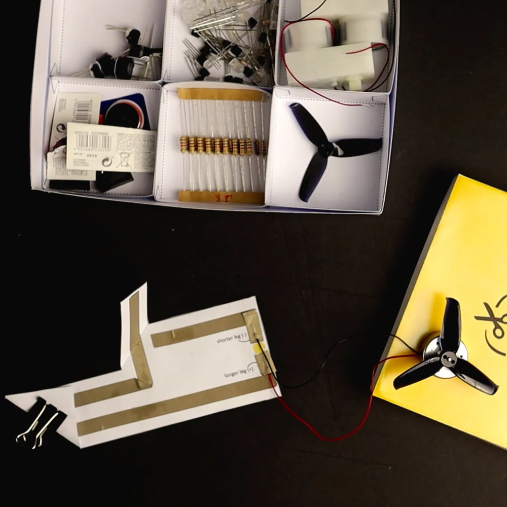 Touch-Sensitive Paper Light for Kids — Volt, Paper, Scissors!