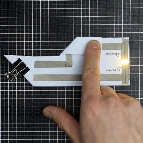 DIY Minecraft Inspired Paper Torch for Kids — Volt, Paper, Scissors!