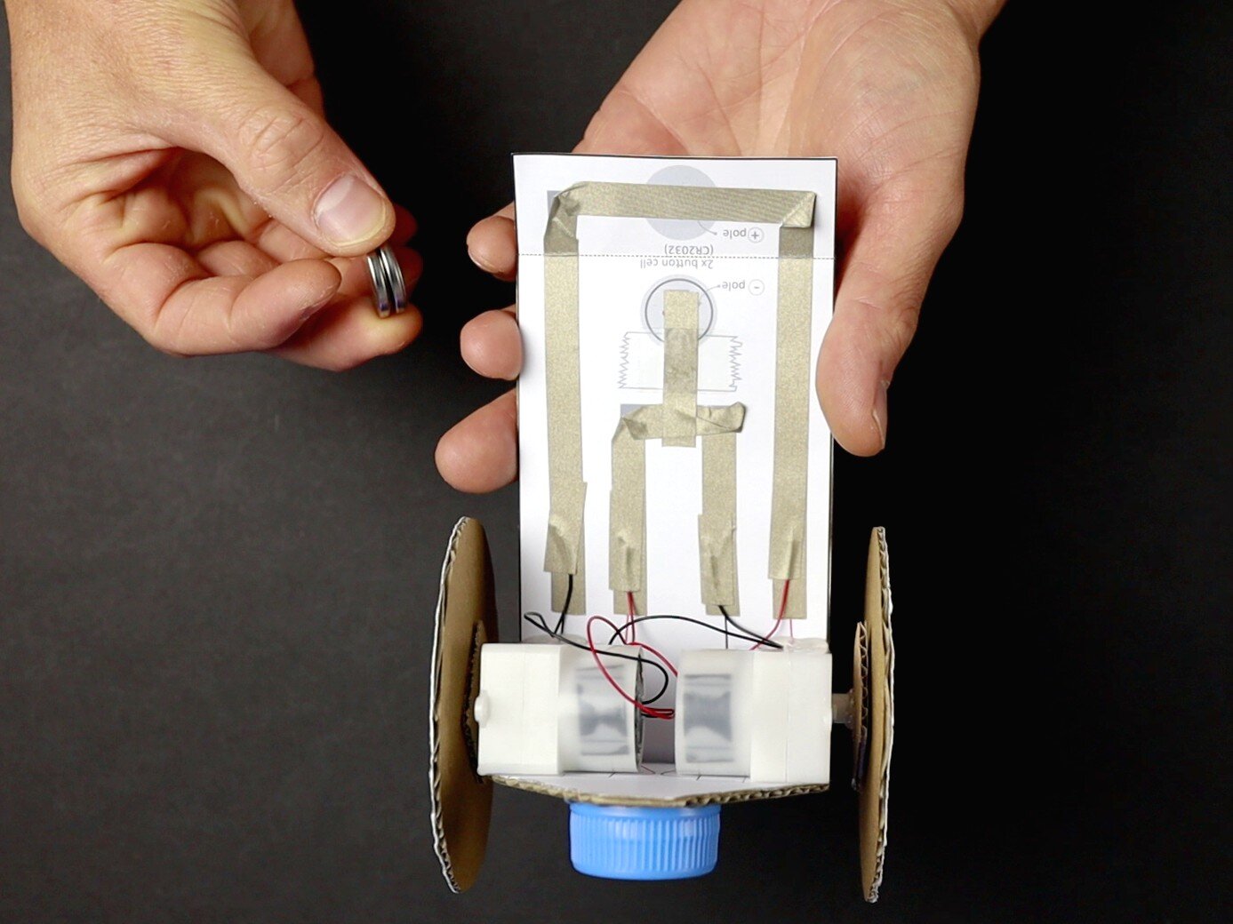 Easy DIY Robot for Kids — Volt, Paper, Scissors!