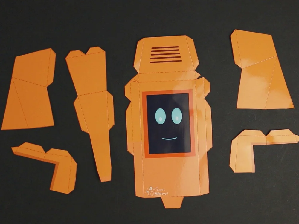 Easy DIY Robot for Kids — Volt, Paper, Scissors!