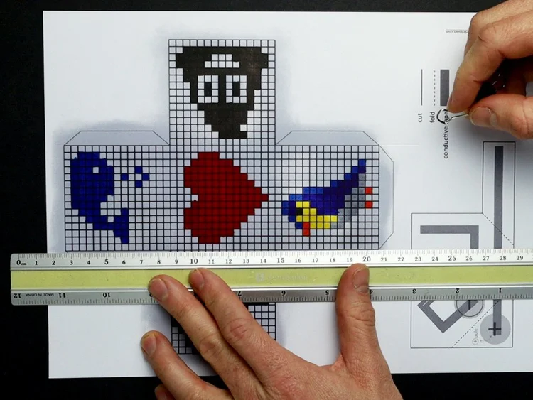 LED Pixel Art Cubes for Kids — Volt, Paper, Scissors!