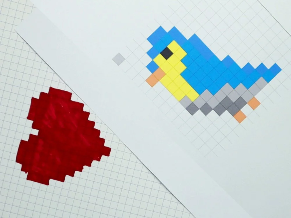 Minecraft Drawings On Graph Paper