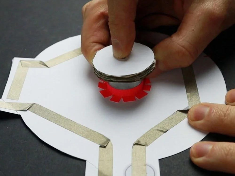 DIY Spin Art Robot for Kids — Volt, Paper, Scissors!