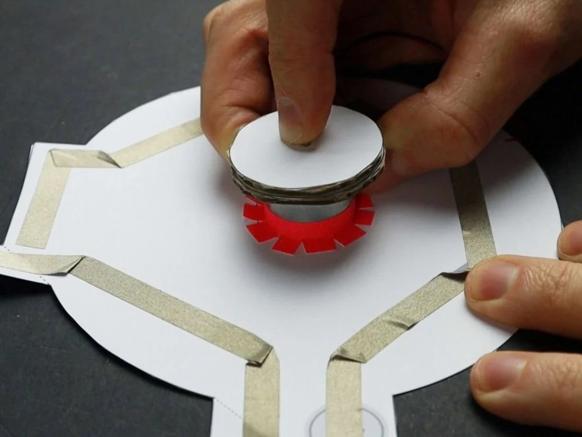 DIY Spin Art Robot for Kids — Volt, Paper, Scissors!