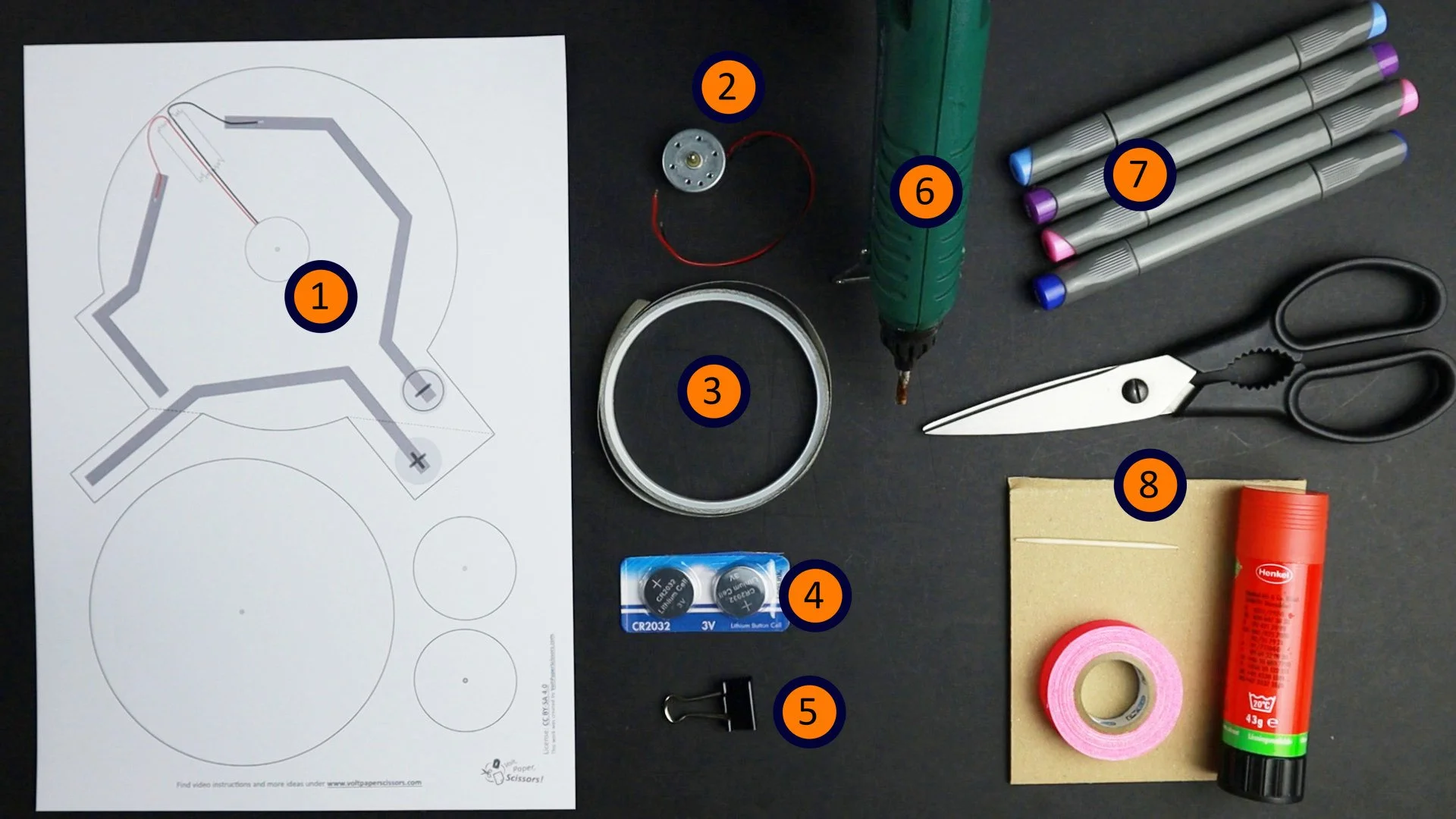 DIY Spin Art Robot for Kids — Volt, Paper, Scissors!
