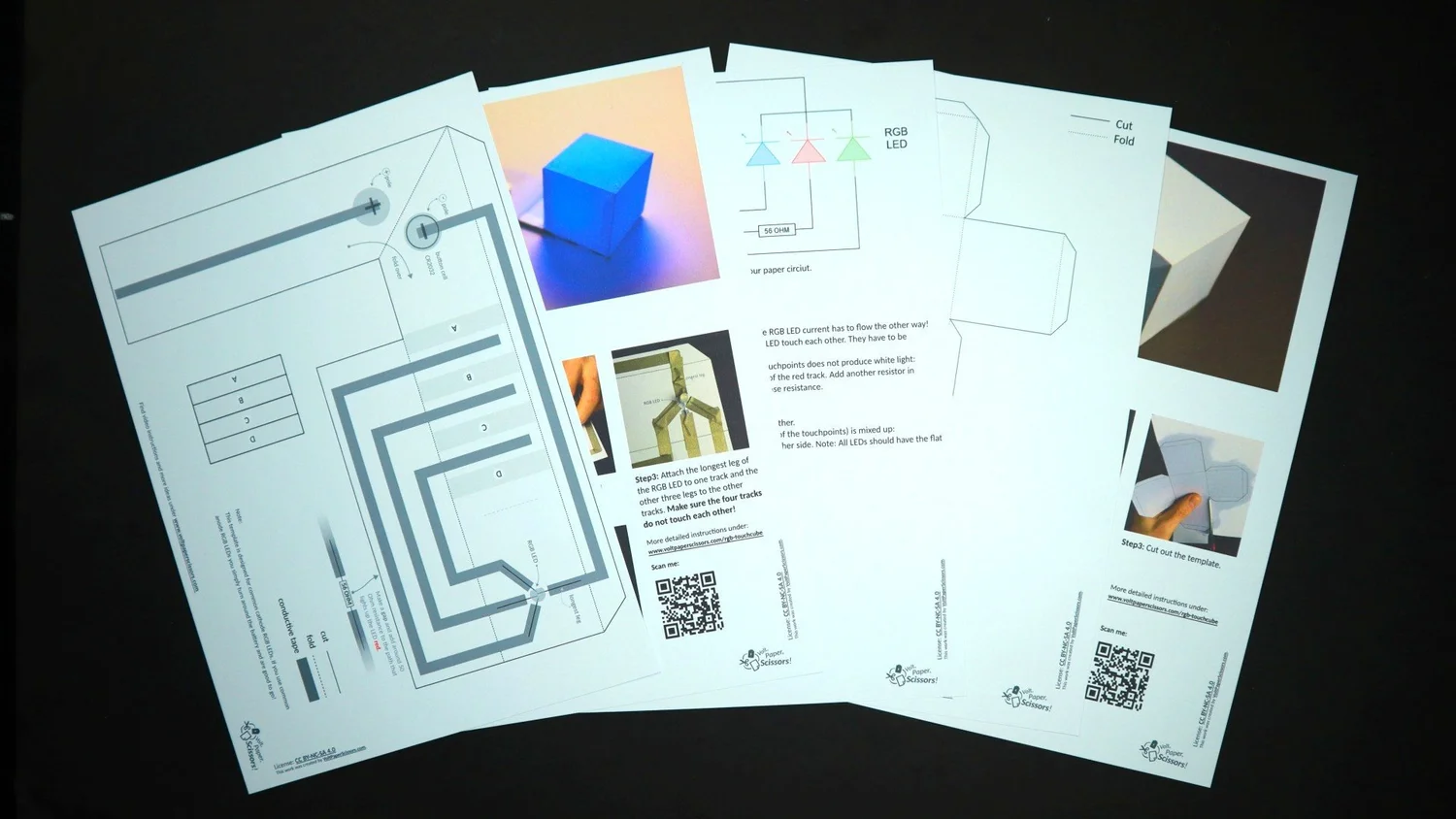 Touch-Sensitive Paper Light for Kids — Volt, Paper, Scissors!