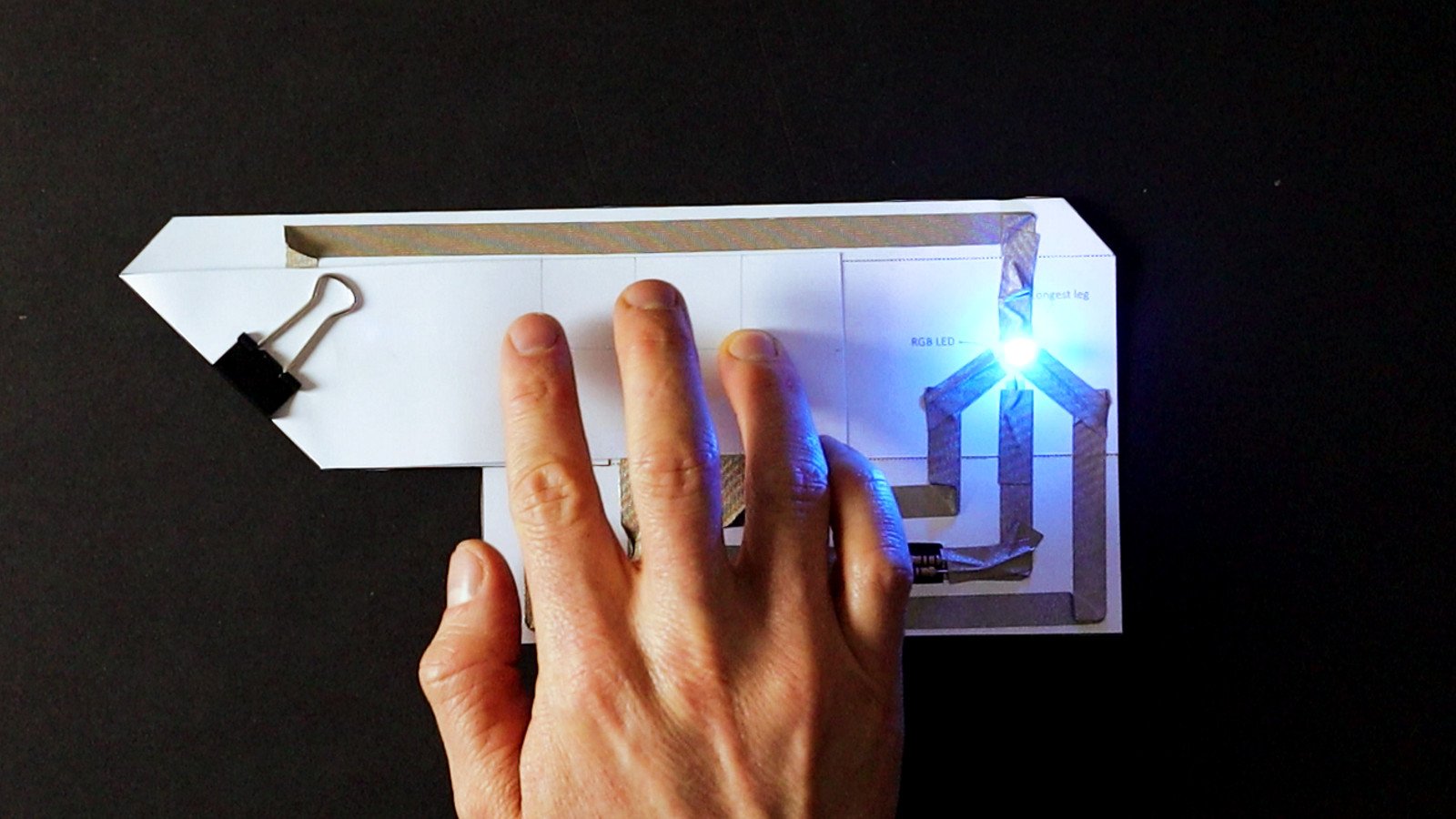 Touch-Sensitive Paper Light for Kids — Volt, Paper, Scissors!