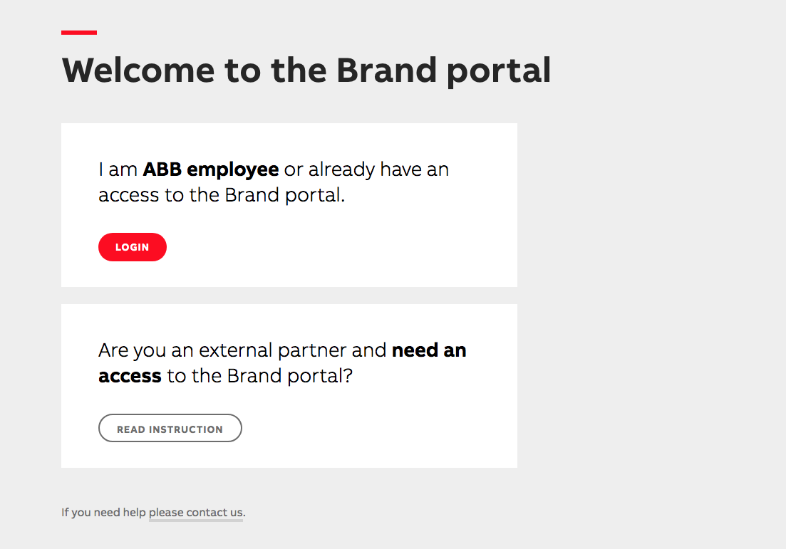 Brand Guidance — ABB Marketing to Marketing (M2M) Distributor Portal