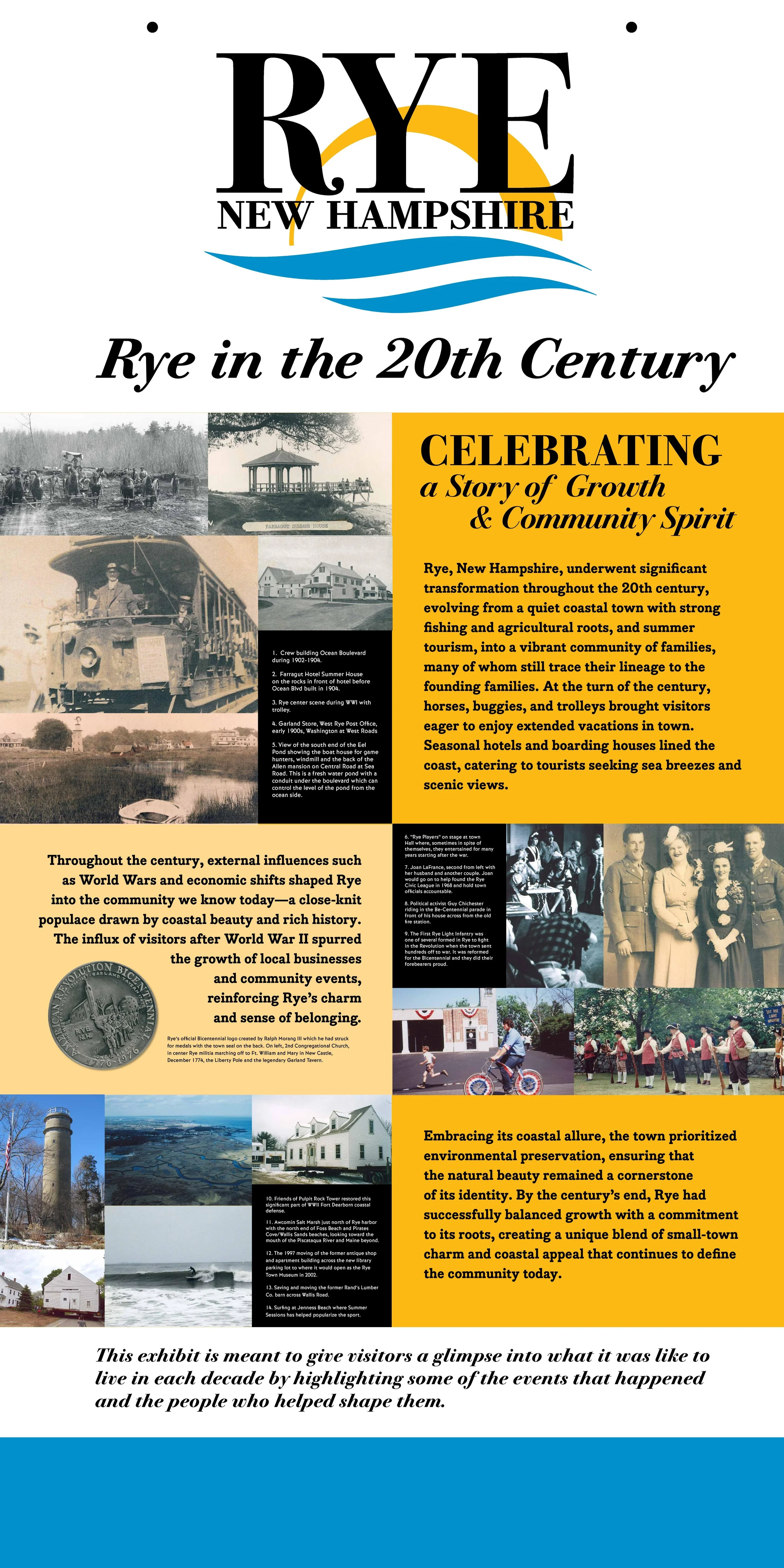 Rye in the 20th Century Exhibit | Rye Historical Society & Town Museum